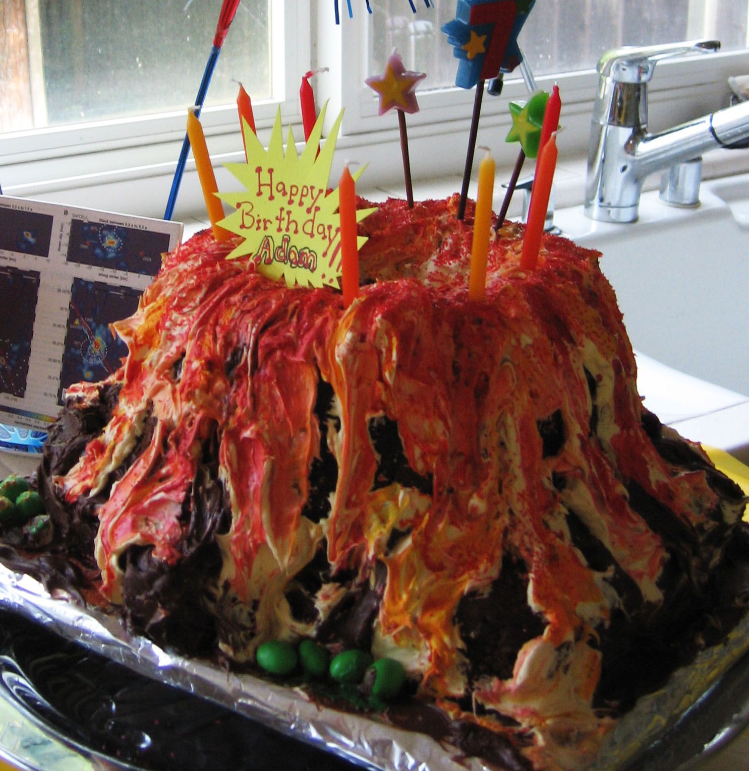 Really Smoking Volcano Cake! : 3 Steps - Instructables