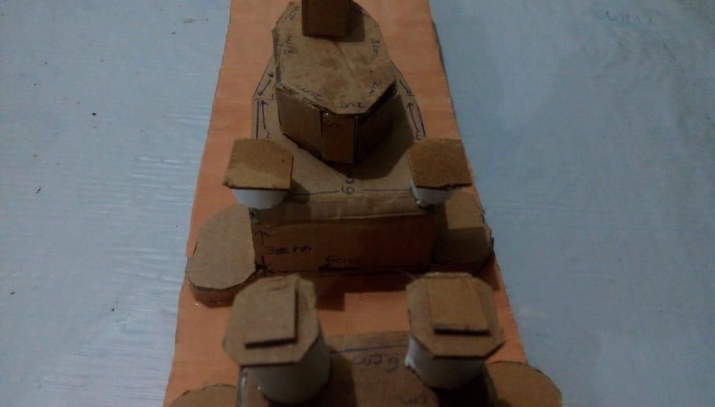 How To Make A Ziggurat Model Out Of Cardboard