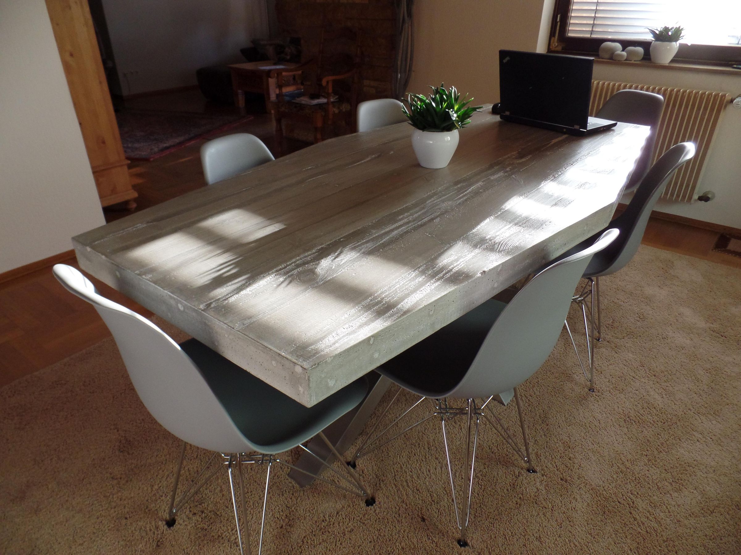 Concrete Dining Table With Foam Core and Carbon Fiber Reinforcement : 5 ...