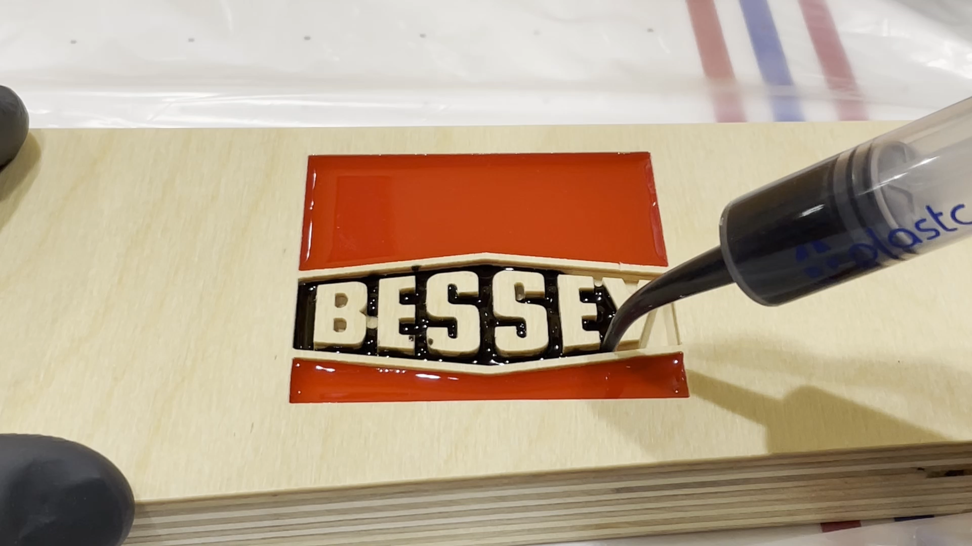 Bessey Clamp Racks With Epoxy Logos : 9 Steps (with Pictures ...