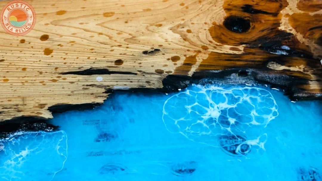 How to Make Epoxy Resin Ocean Art With Waves : 14 Steps (with Pictures ...