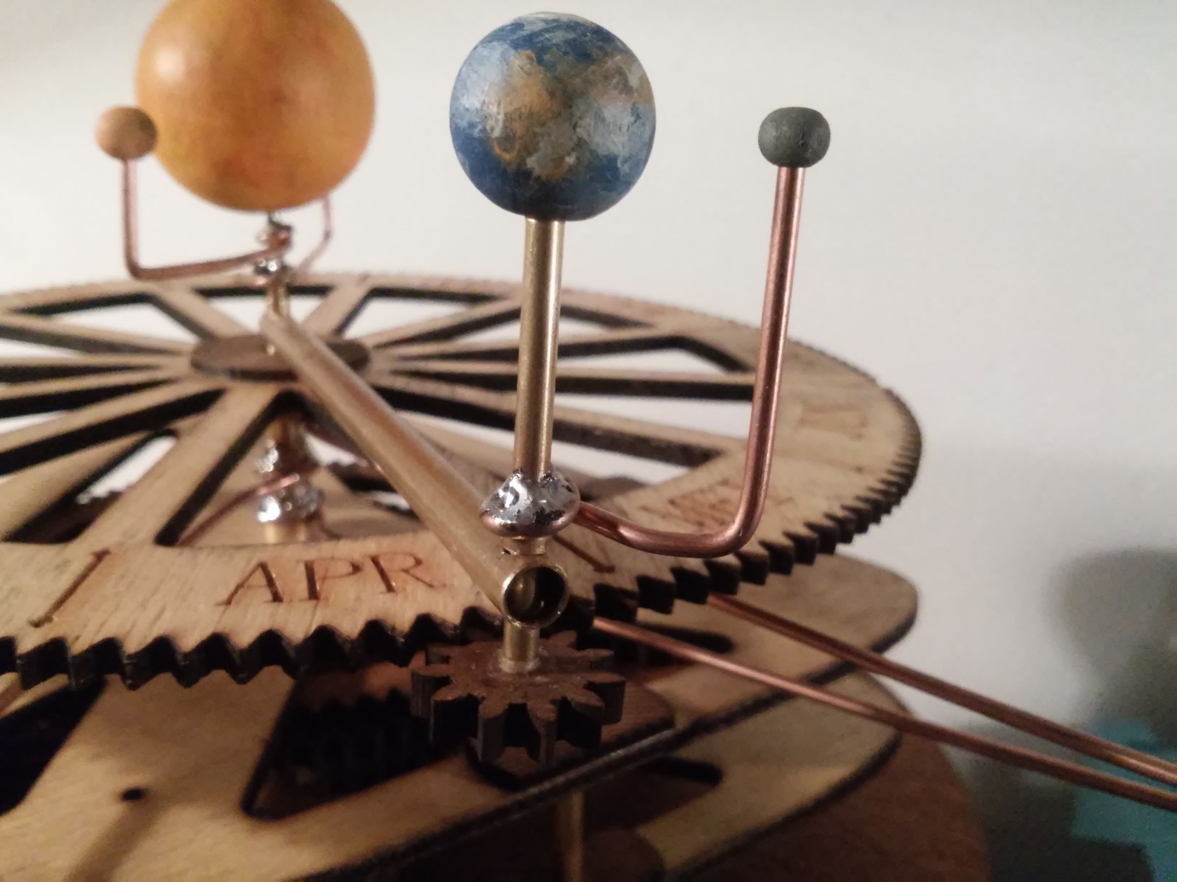 Orrery - a Mechanical Solar System Model, Designed for Laser Cutting ...