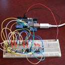 Controlling 20 Led's from 5 Arduino pins using Charlieplexing