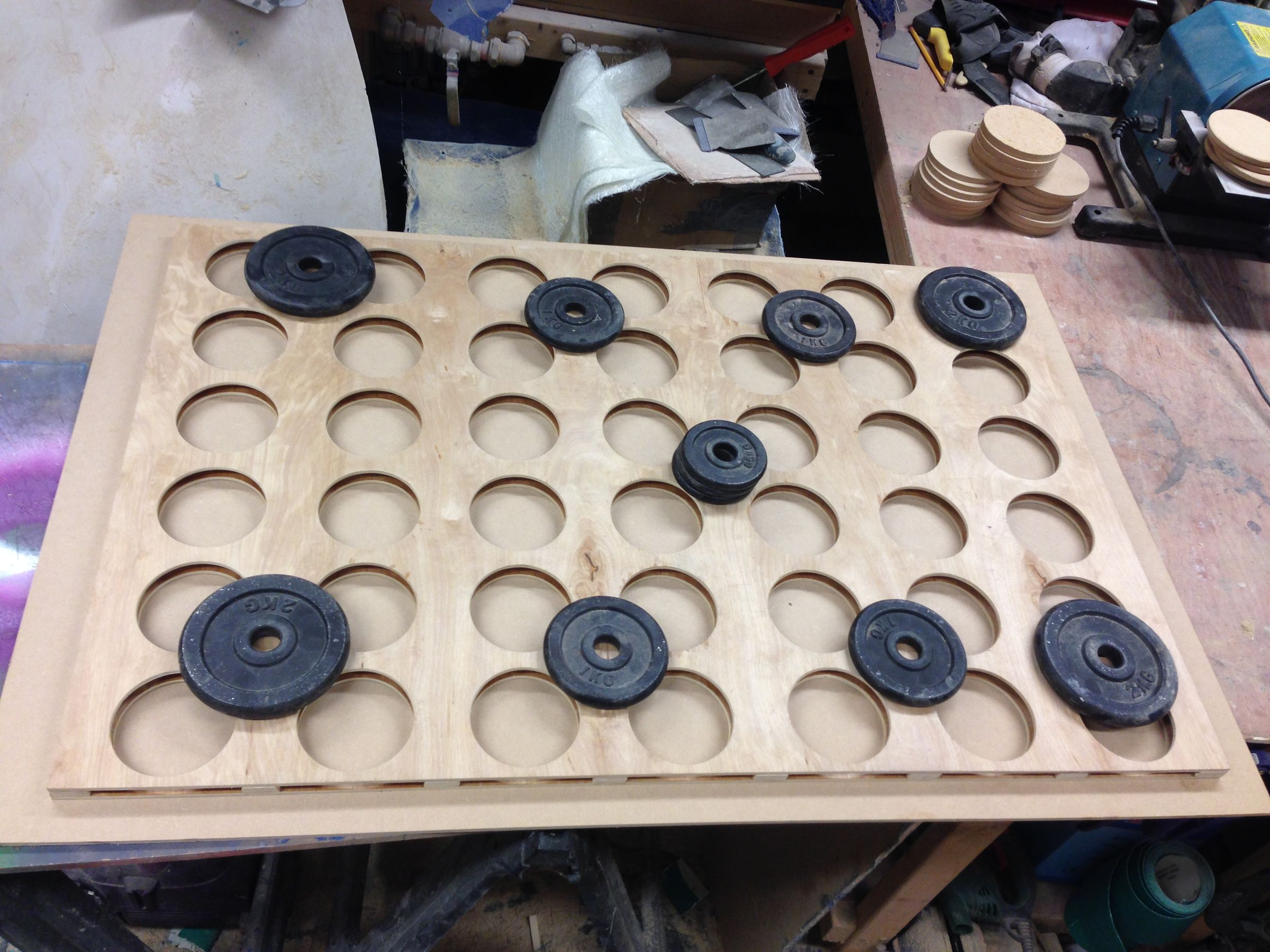 Giant Wooden Connect Four : 8 Steps (with Pictures) - Instructables