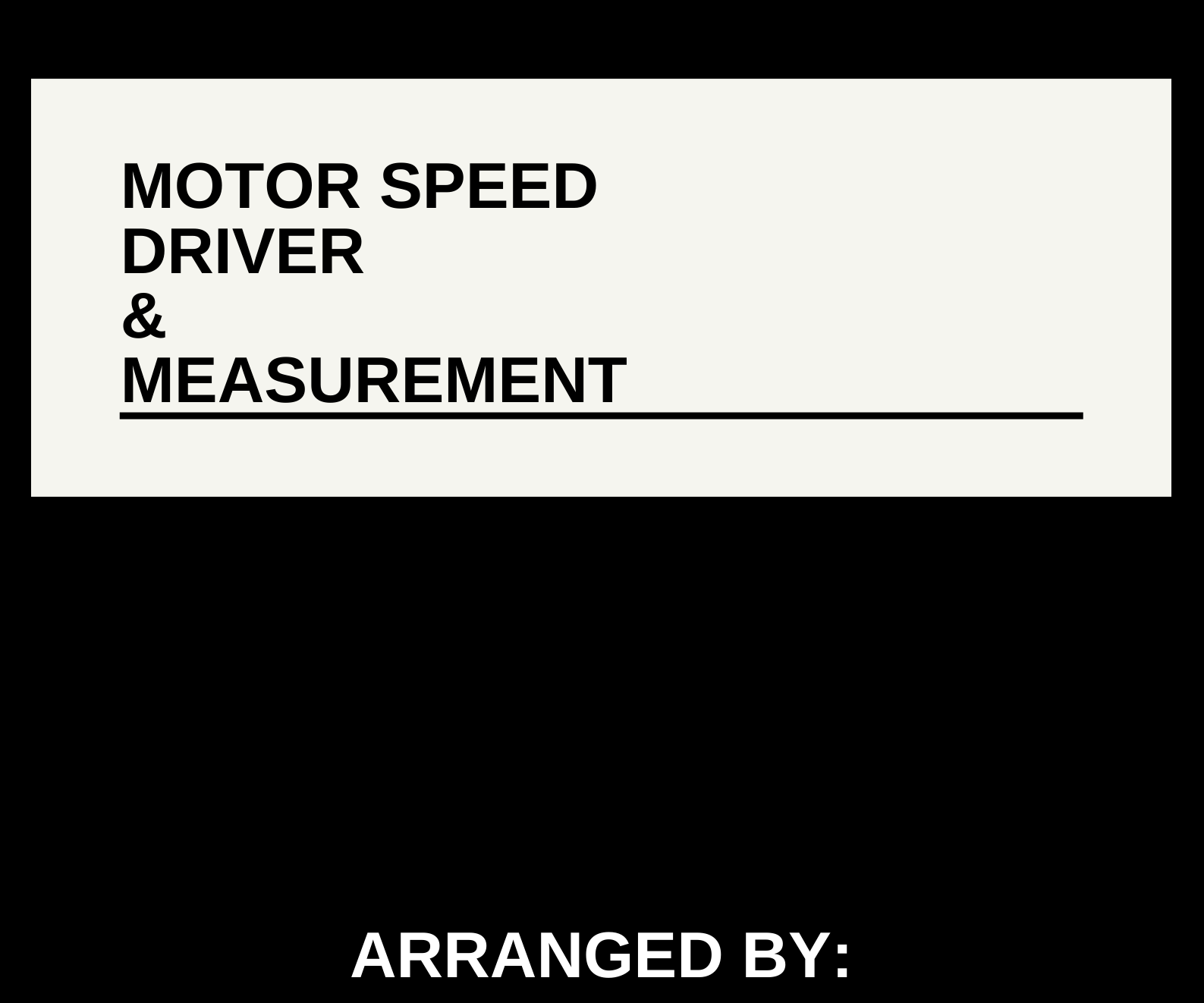 VHDL Motor Speed Control : Motor Speed Driver & Measurement : 9 Steps ...