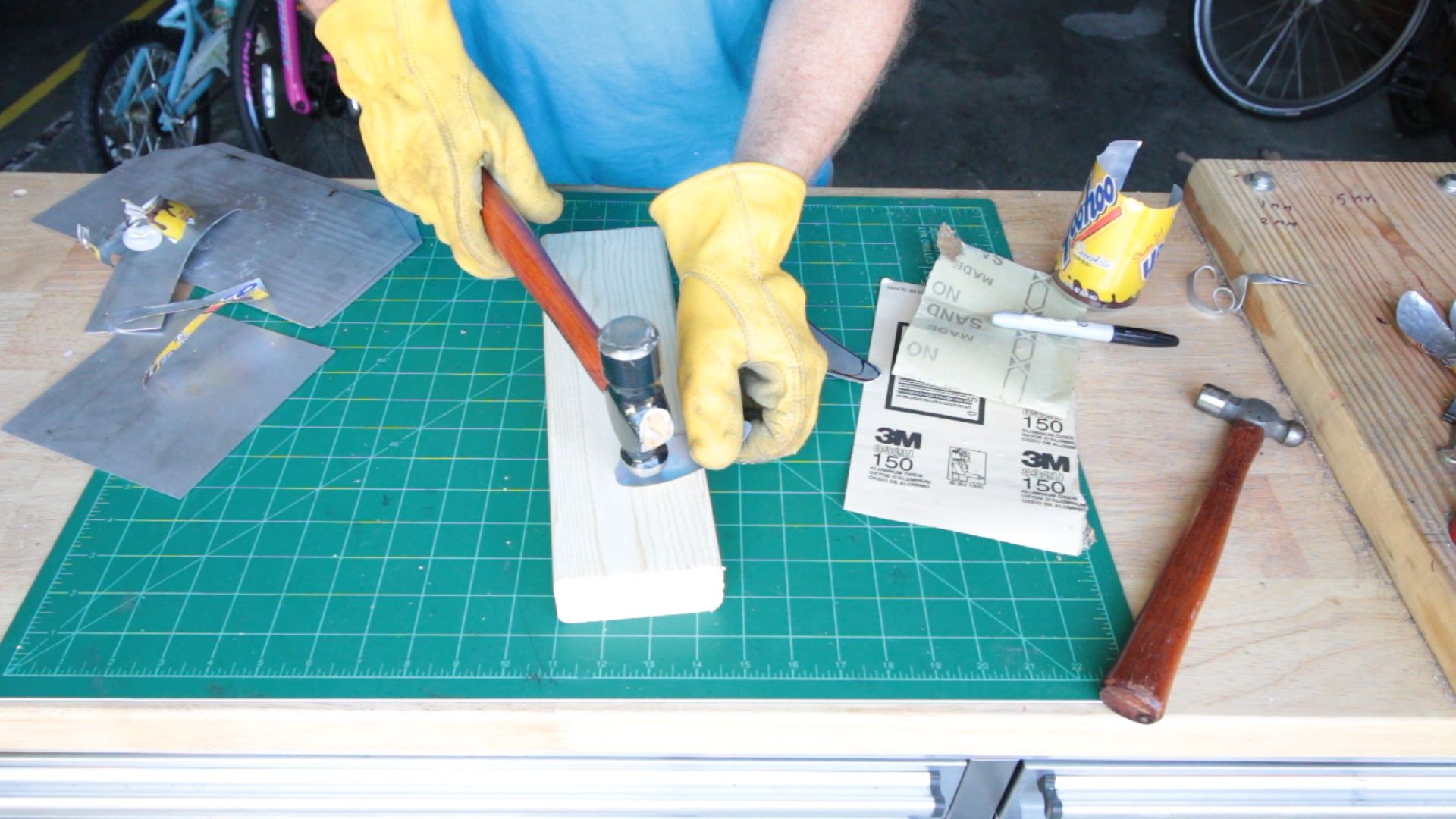 SHAPING SHEET METAL WITH a BALL PEEN HAMMER AND WOOD : 10 Steps (with ...