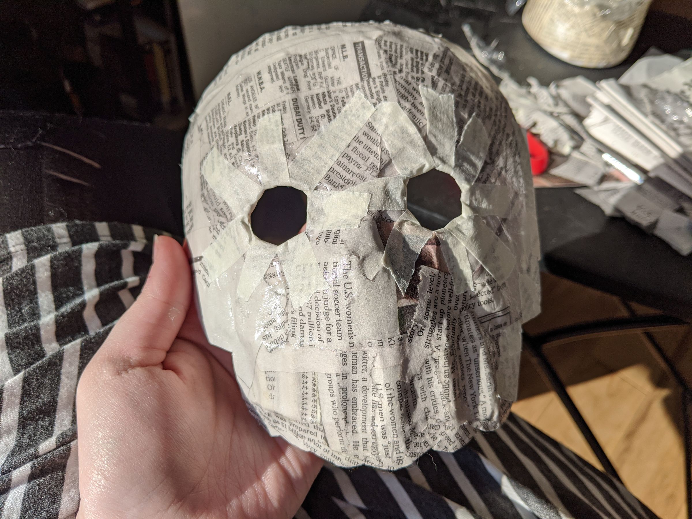 Paper Mache Mask : 11 Steps (with Pictures) - Instructables