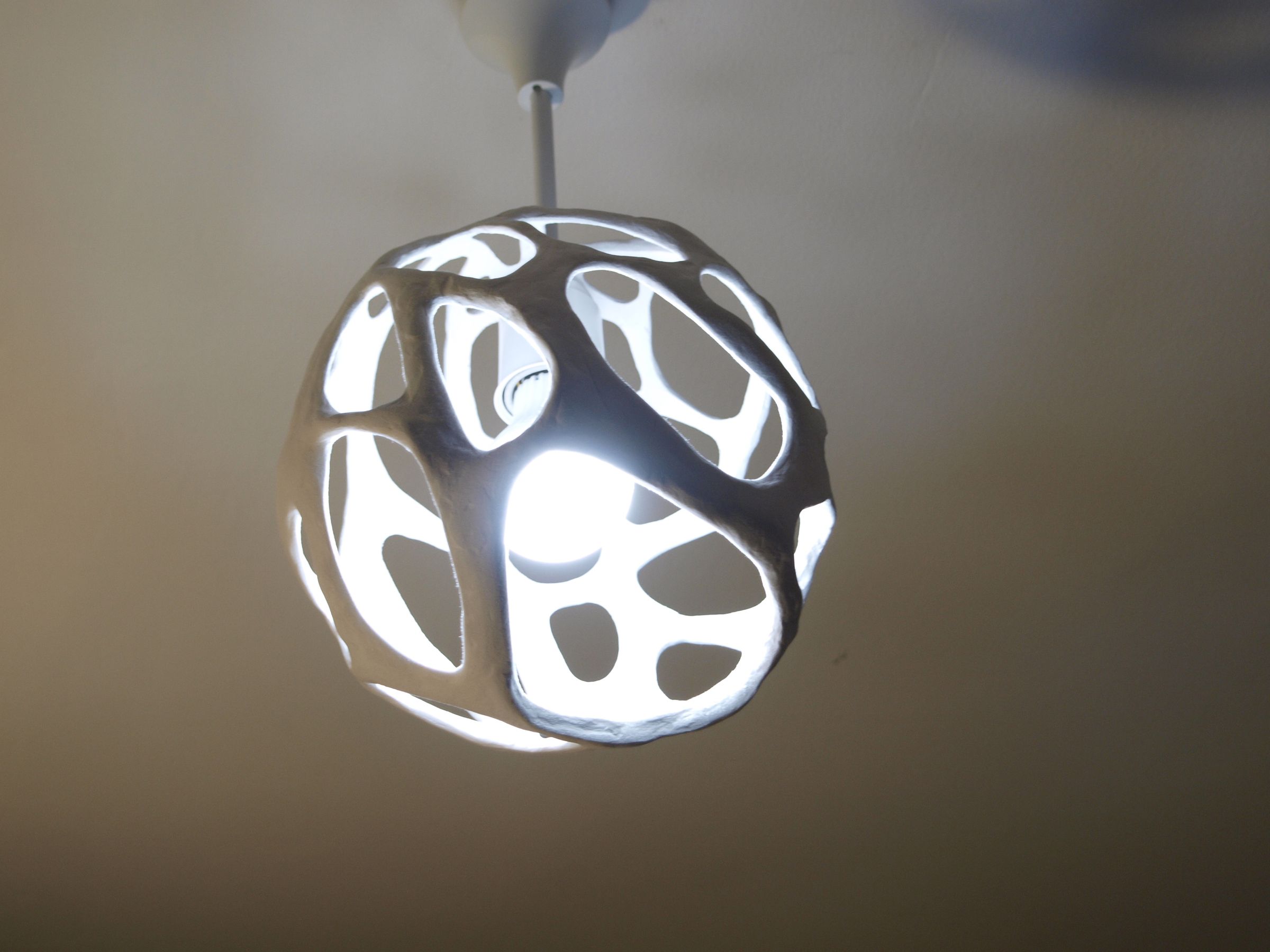 DIY Cellular Organic Lampshade Without a 3D Printer : 4 Steps (with ...