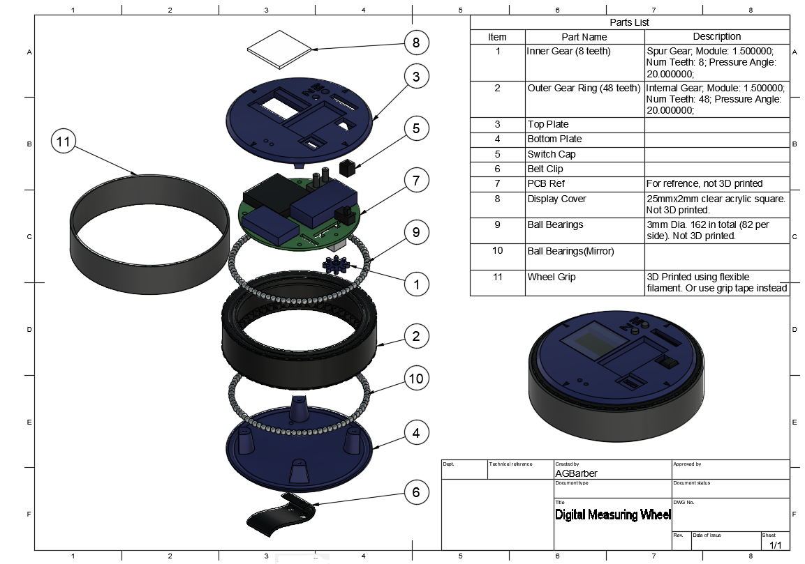 Digital Measuring Wheel : 15 Steps (with Pictures) - Instructables