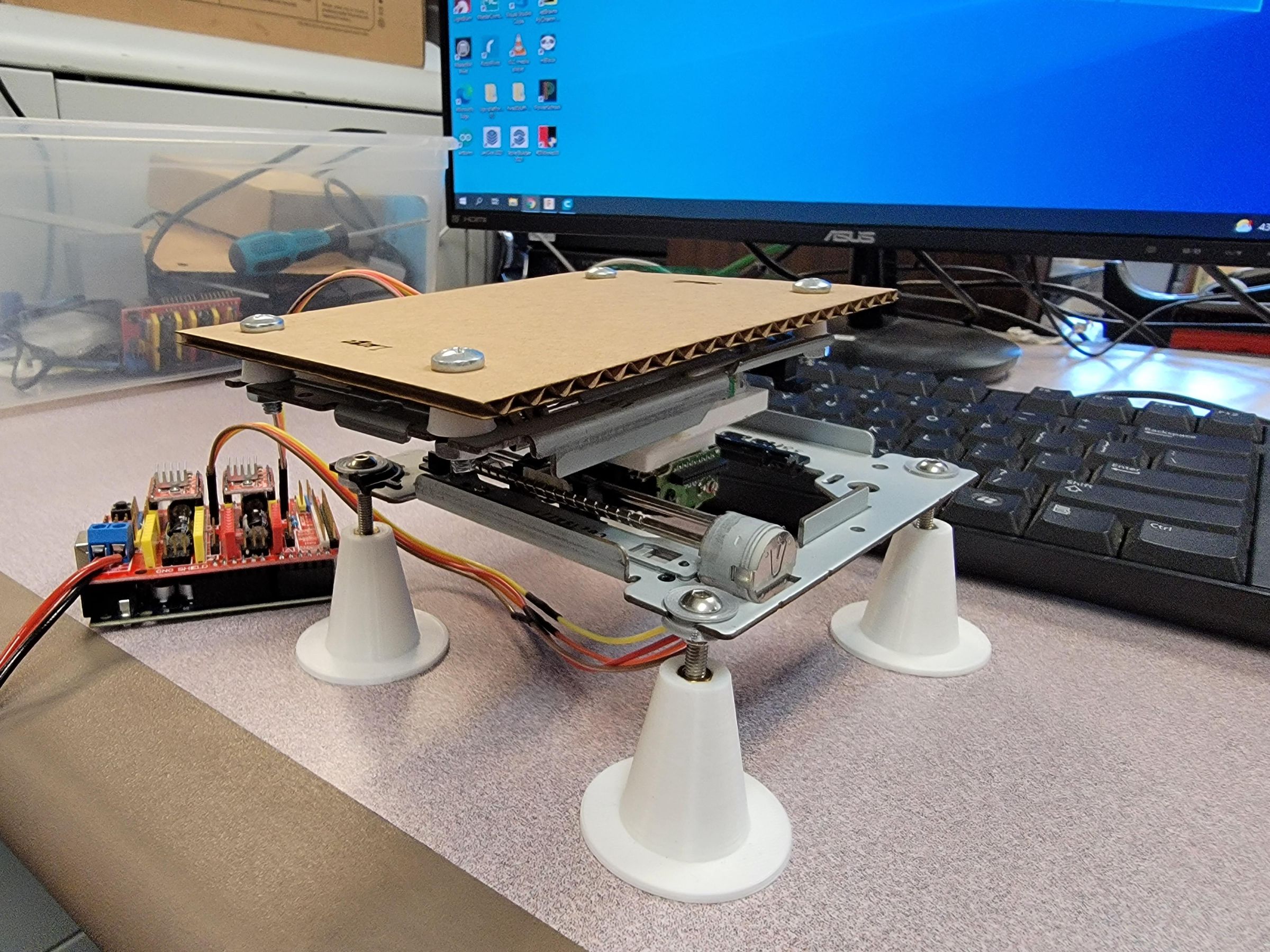 Laser Engraver Made With Repurposed CD/DVD Computer Drives : 10 Steps ...