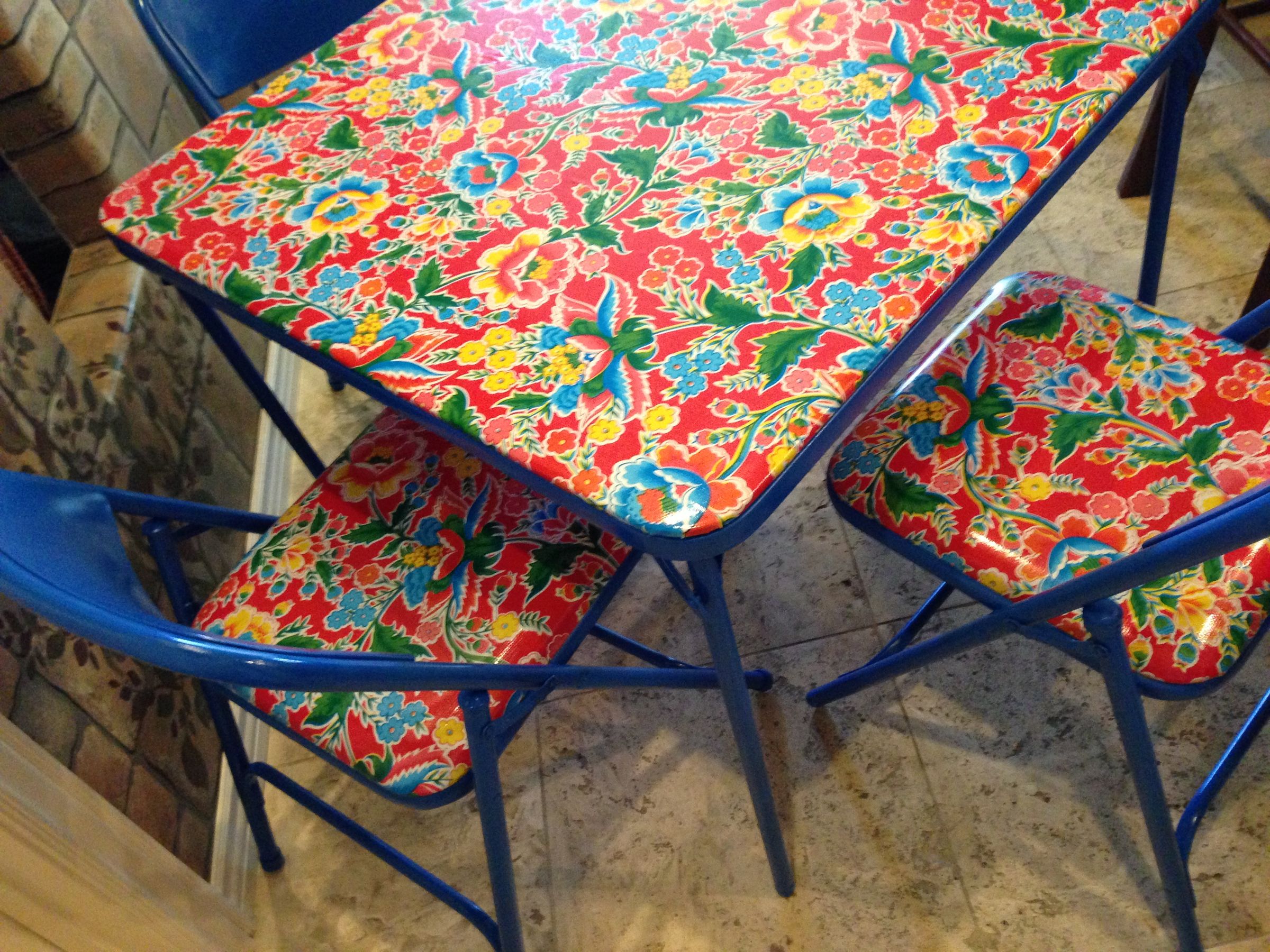 Craft a New Crafting Table; Upcycle Yucky Old Card Table : 5 Steps ...