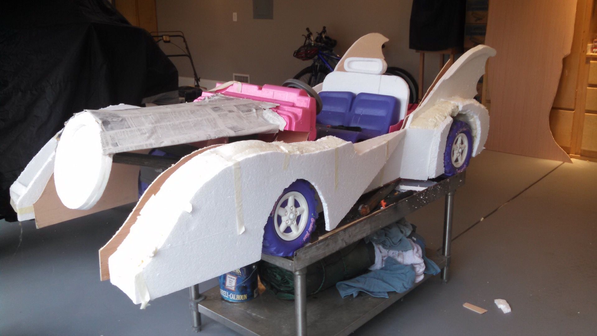 Power Wheels Barbie Jeep to Batman's Batmobile : 5 Steps - Instructables