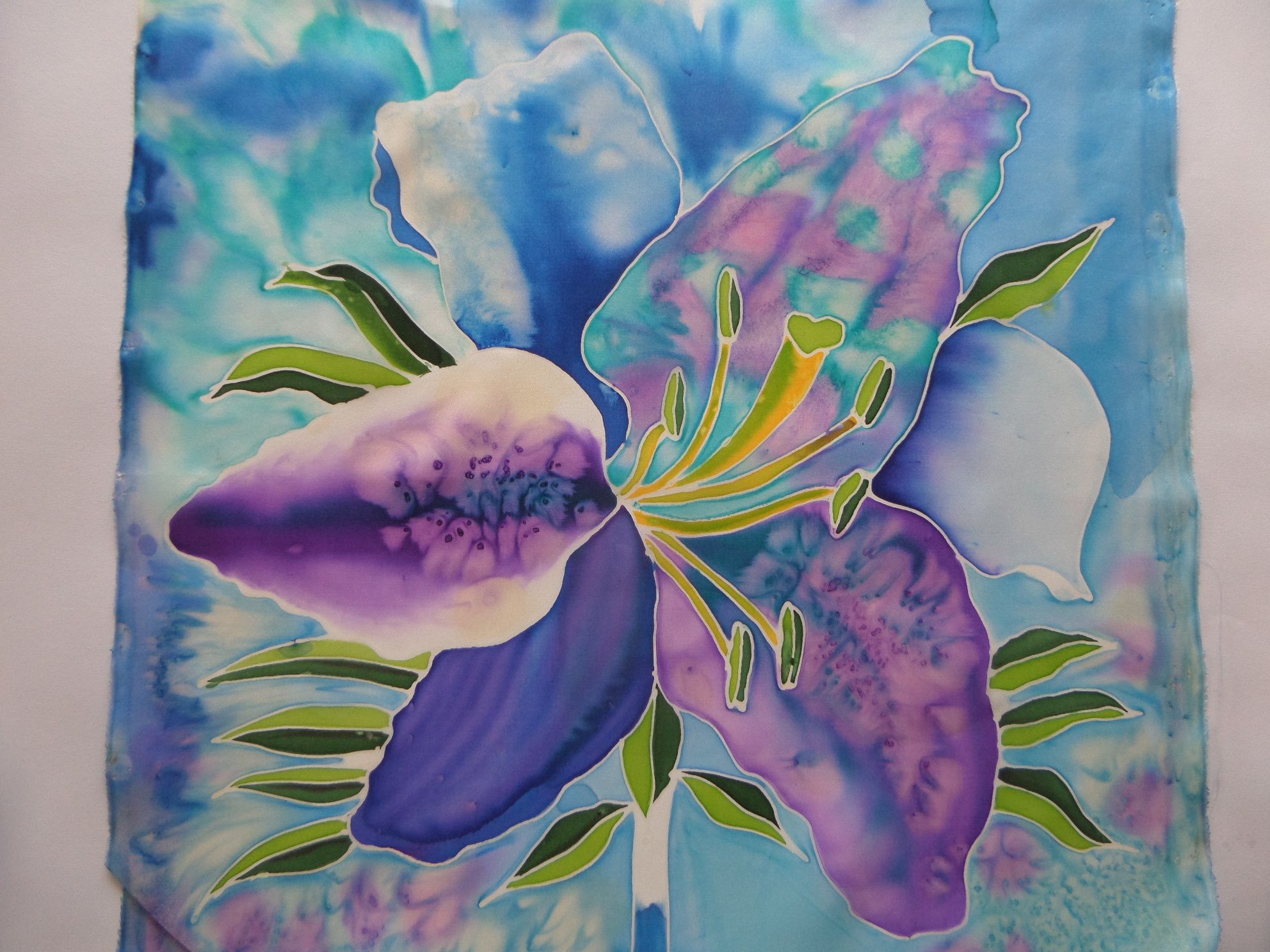 'Rainbow Lily' Silk Painting : 11 Steps (with Pictures) - Instructables
