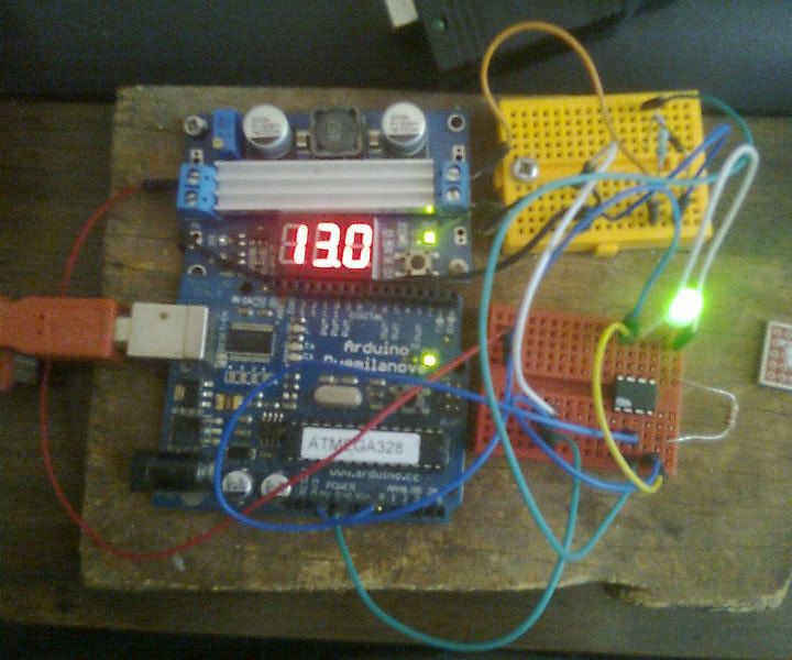 Voltage Monitor on RGB LED With ATTiny85 - Instructables