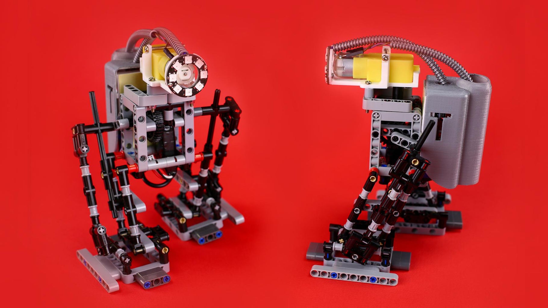 A Diy Biped Robot With Arduino 3d Printed And Lego Compatible Parts 8 Steps With Pictures
