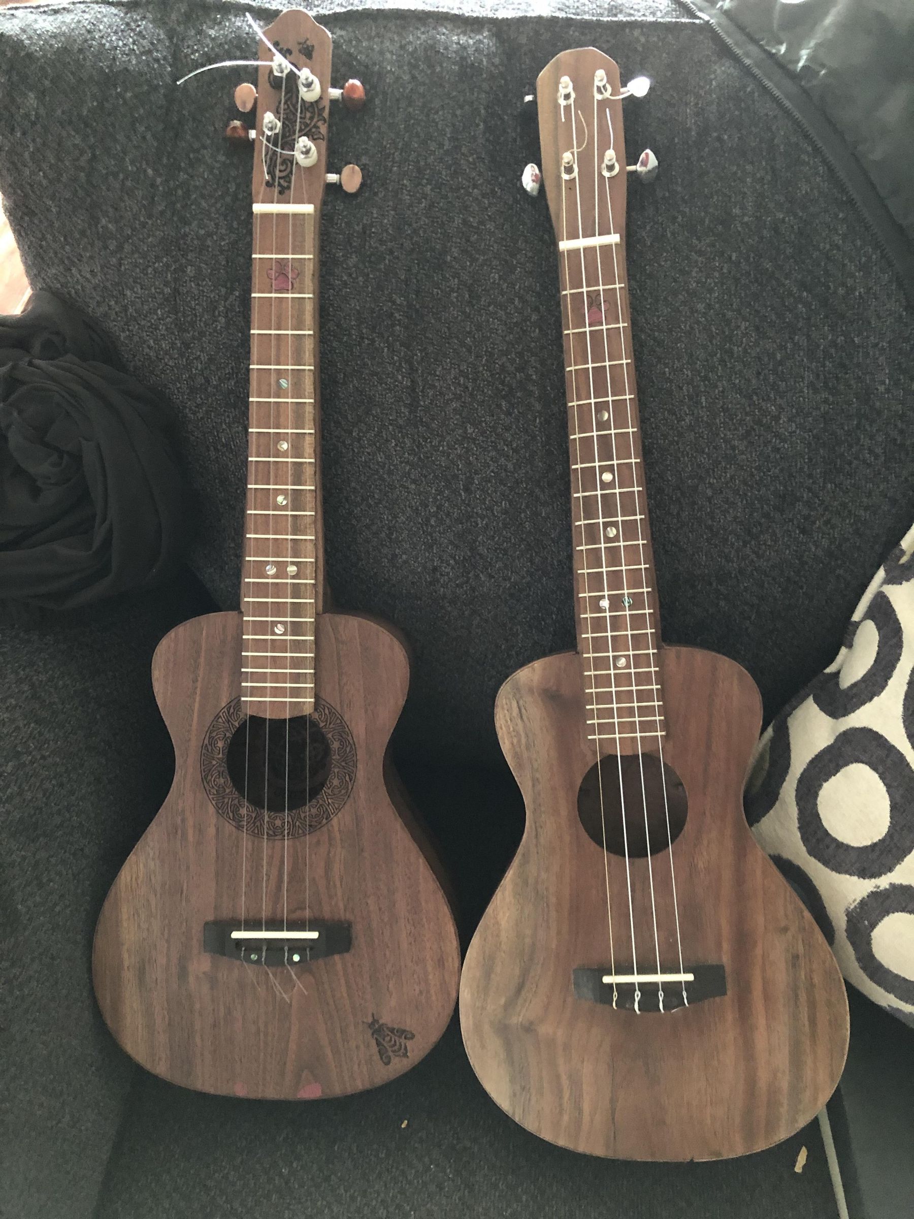Solid Walnut Ukulele From Walnut Tree Using CNC/ Laser Cutter : 14 ...