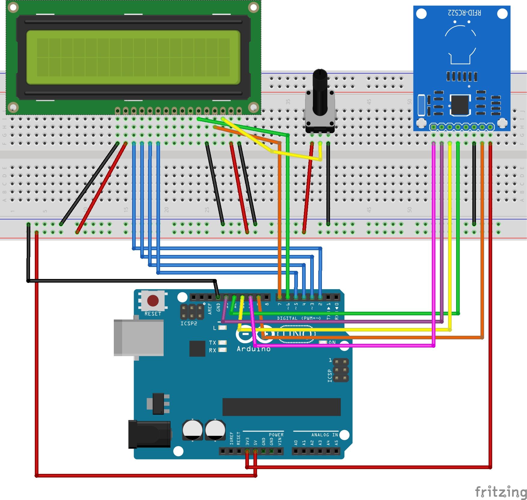 Arduino RFID With LCD : 5 Steps - Instructables