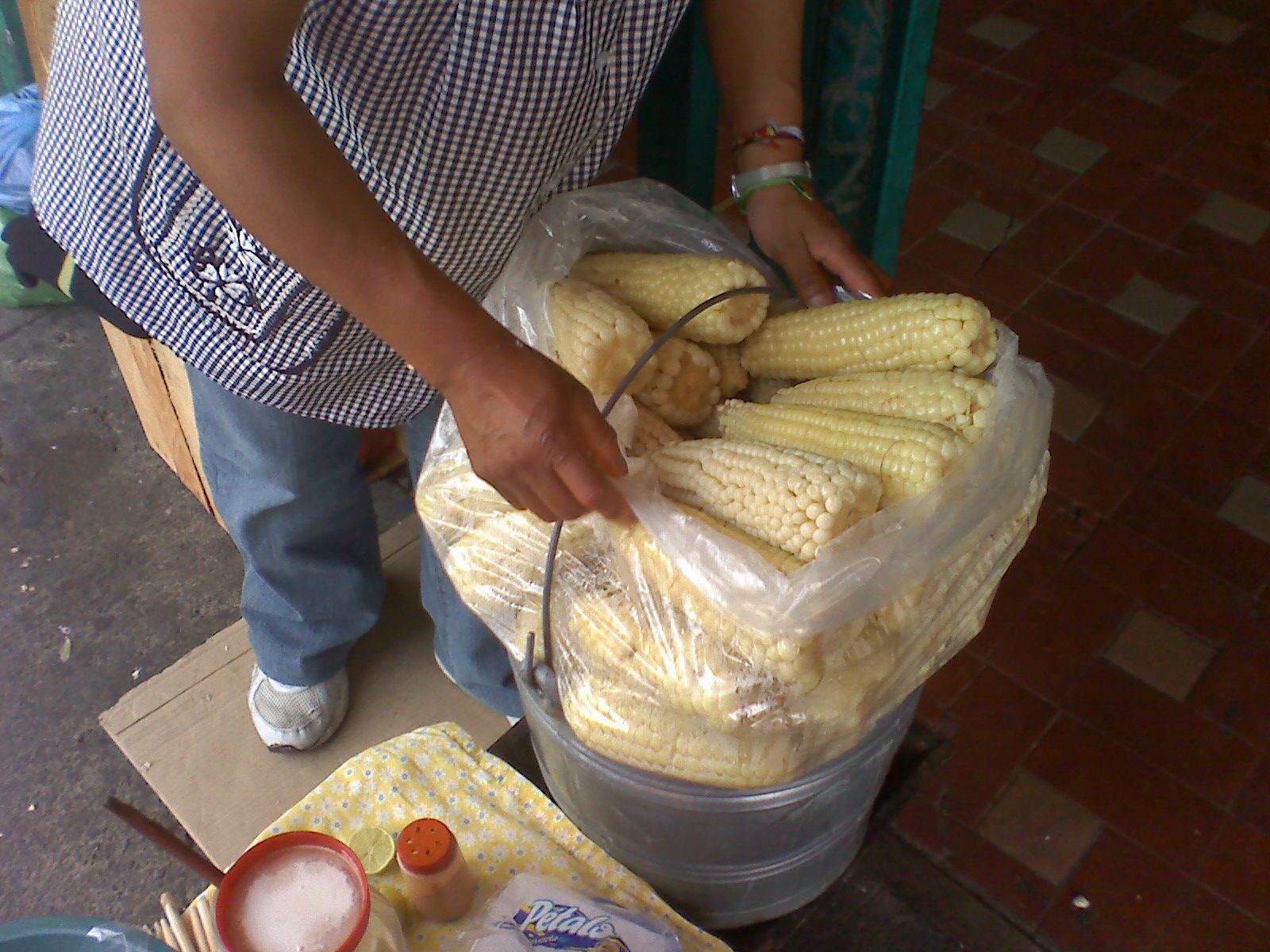 Corn on the Cob... on the Stick!! Mexican Style Elote!! : 6 Steps ...