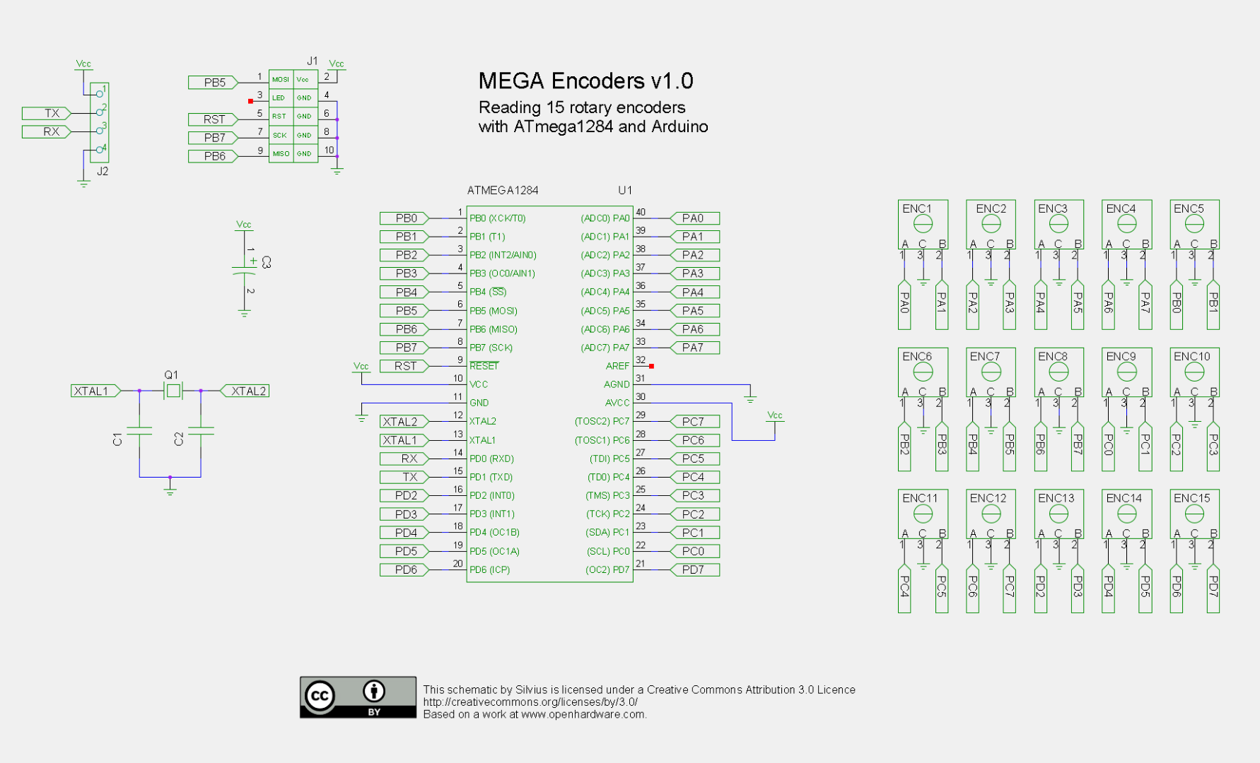 Reading 15 Rotary Encoders With Arduino and ATmega1284 : 6 Steps (with ...