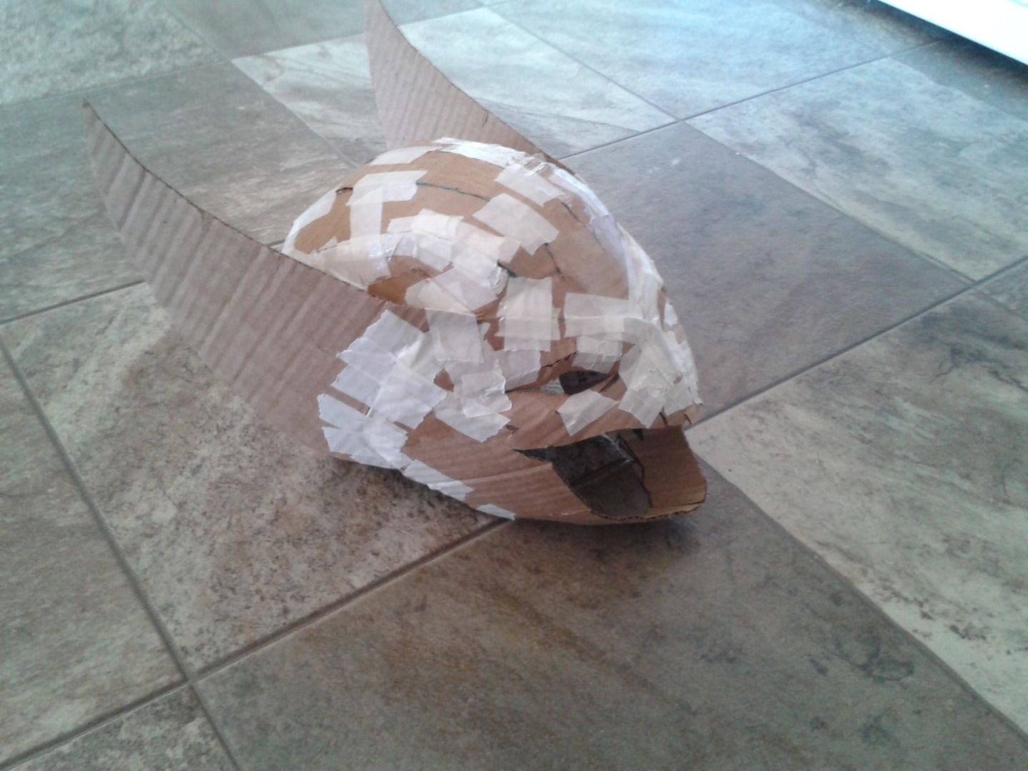 Last Minute Cardboard Wolverine Pepakura Mask : 4 Steps - Instructables