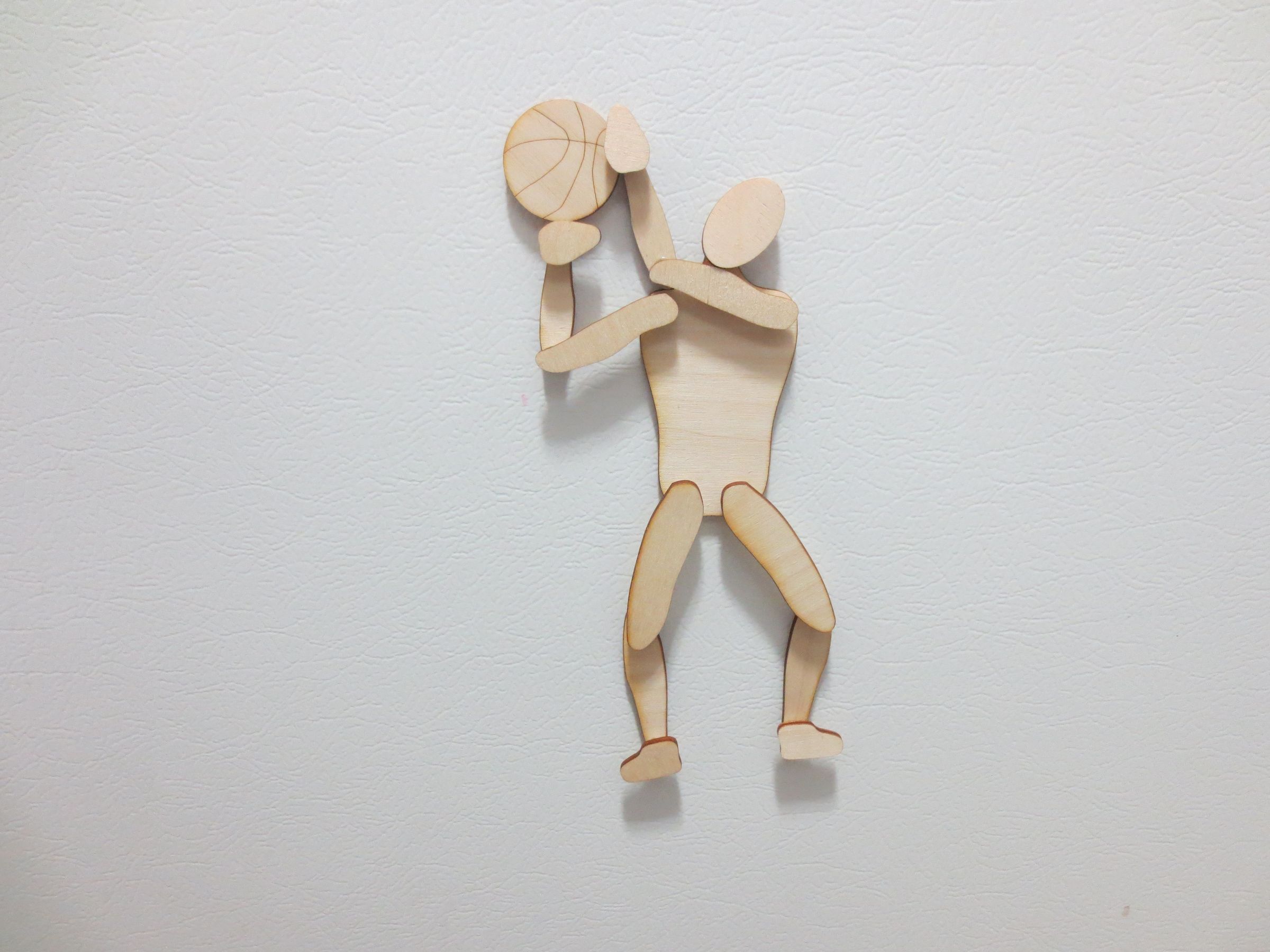 Laser-Cut Posable Refrigerator Magnets - Instructables