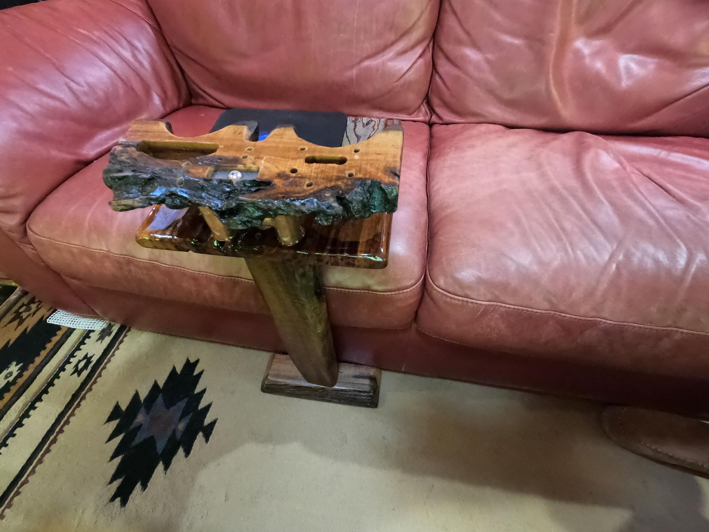 Rustic Sofa Server Table From Old Growth, Reclaimed and Sinker Cypress ...