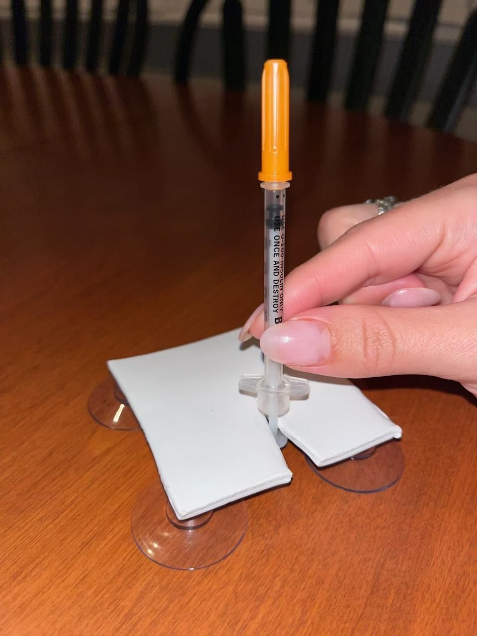 Syringe Drawing Aid - "Insulin Draw Ez" : 3 Steps (with Pictures ...