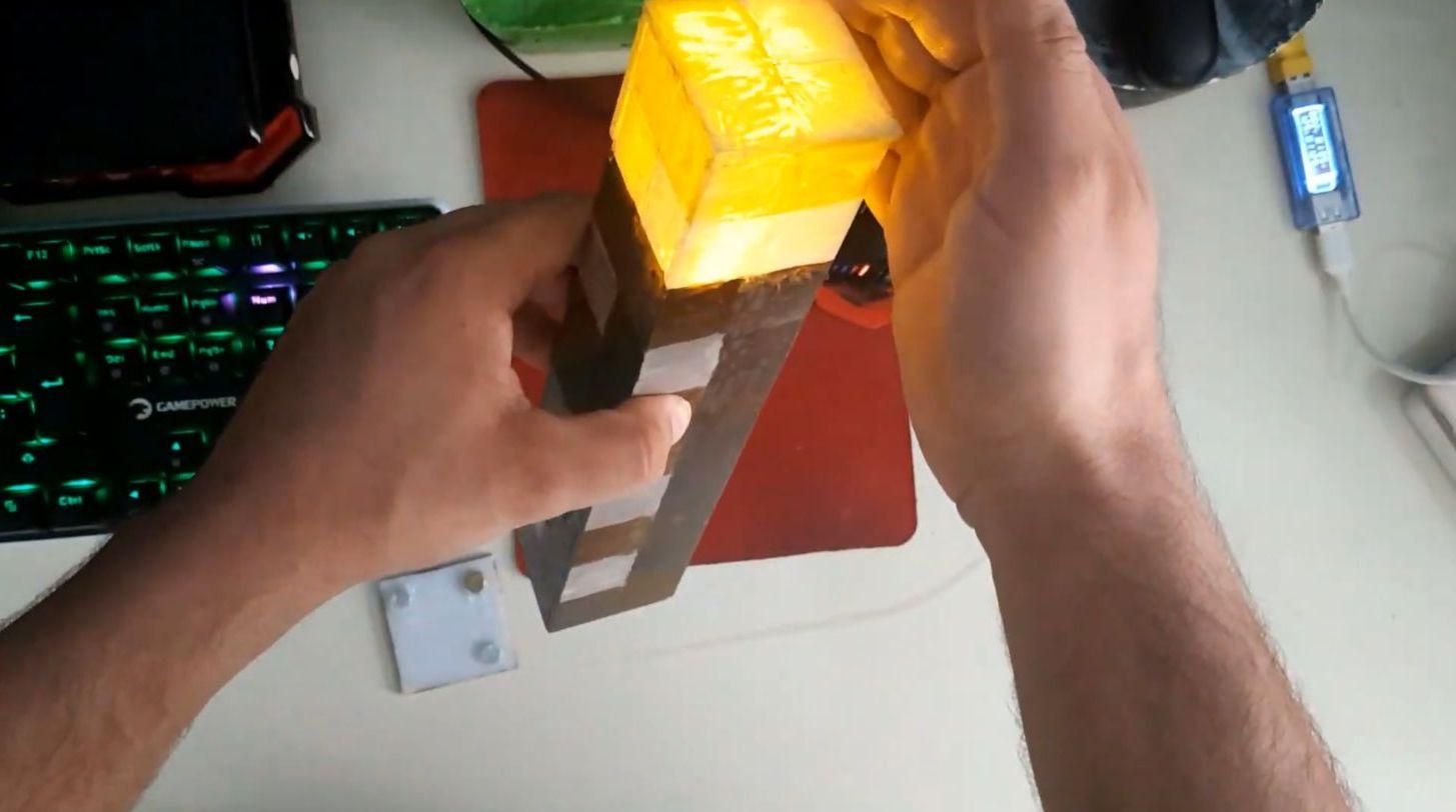 How to Make a Real Minecraft Torch : 5 Steps - Instructables