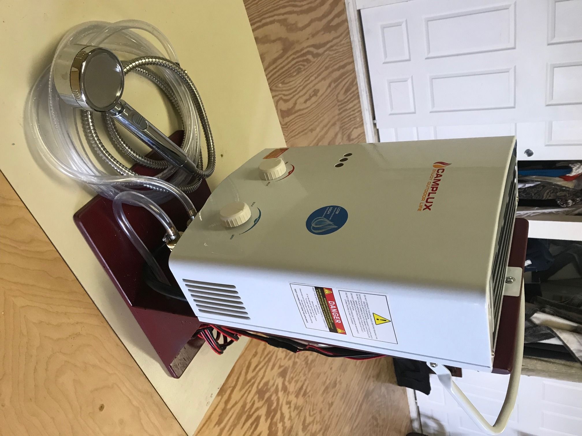 Portable Demand Use Hot Water Shower : 5 Steps (with Pictures ...