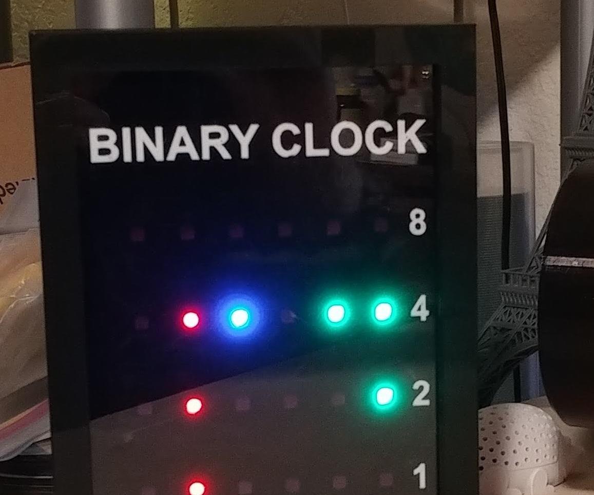 3d Printable LED Binary Clock : 6 Steps (with Pictures) - Instructables