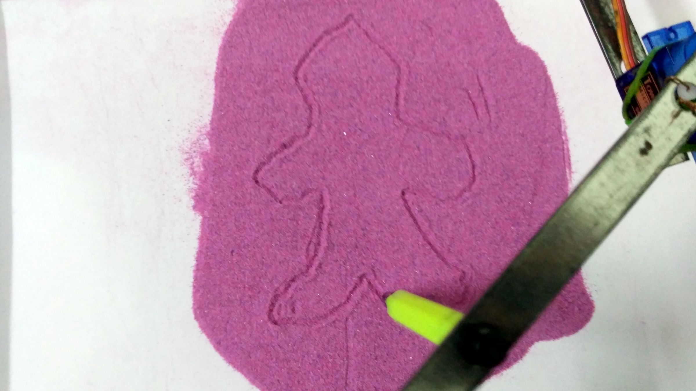 Rangoli Making Robot | Sand-Art Making Robot | Arduino Drawing Robot | 2-DOF | Servo Motor Robot ...