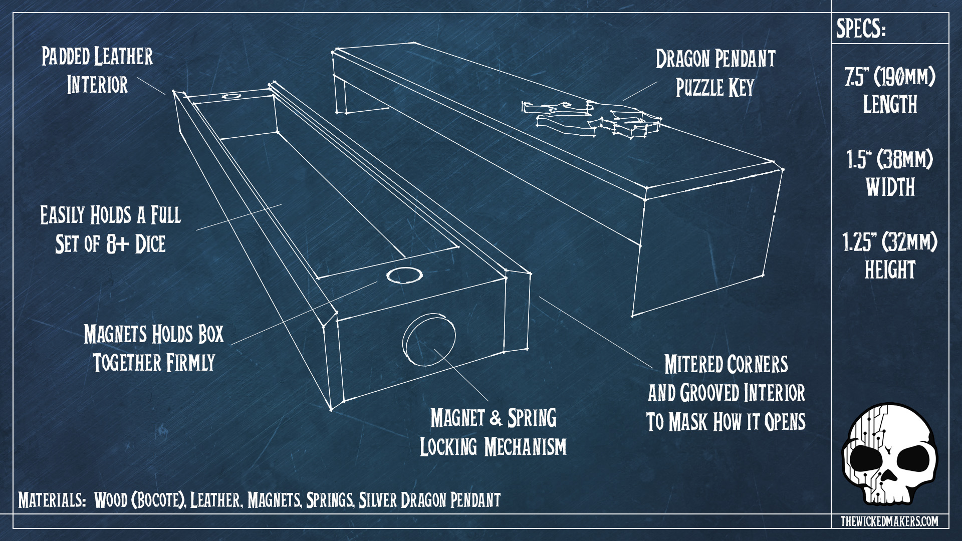 How to Make a Dice Box (with Secret Puzzle Lock!) : 10 Steps (with ...