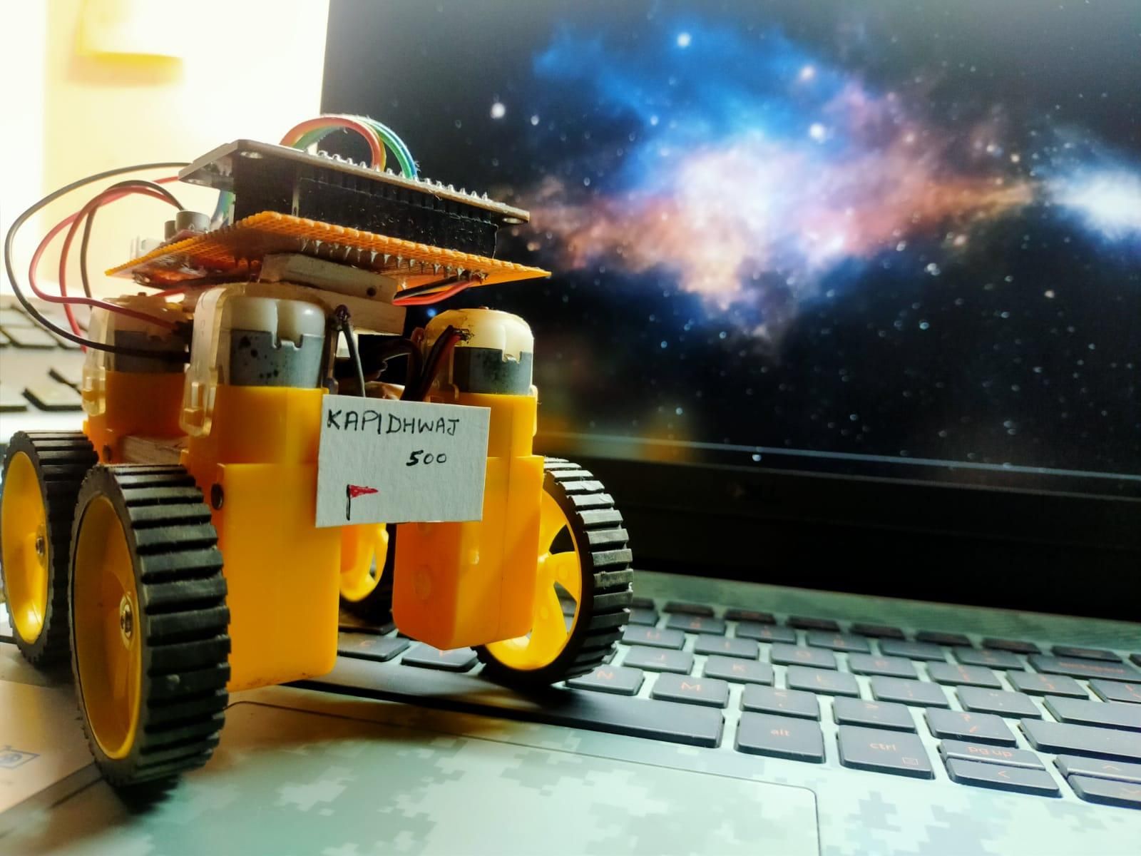 DIY WiFi-Controlled Robot Quadwheel : Kapidhwaj 500 : 8 Steps ...