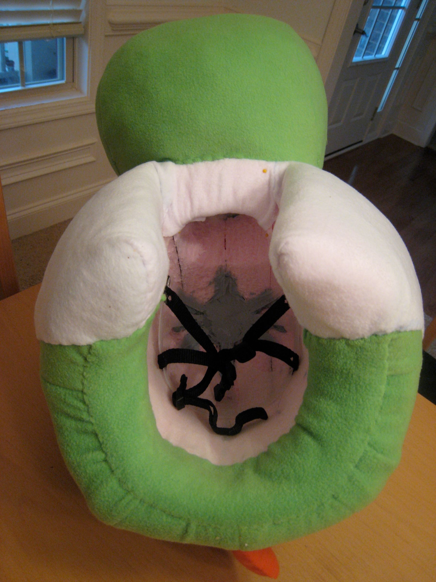 Yoshi Mascot and Baby Mario Costumes for Toddlers : 21 Steps (with ...