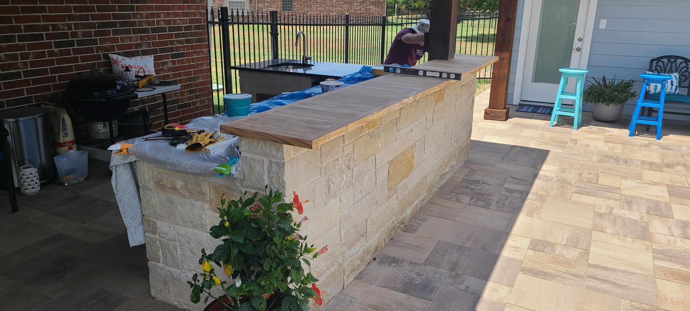 Backyard Teak Bar Top : 7 Steps (with Pictures) - Instructables