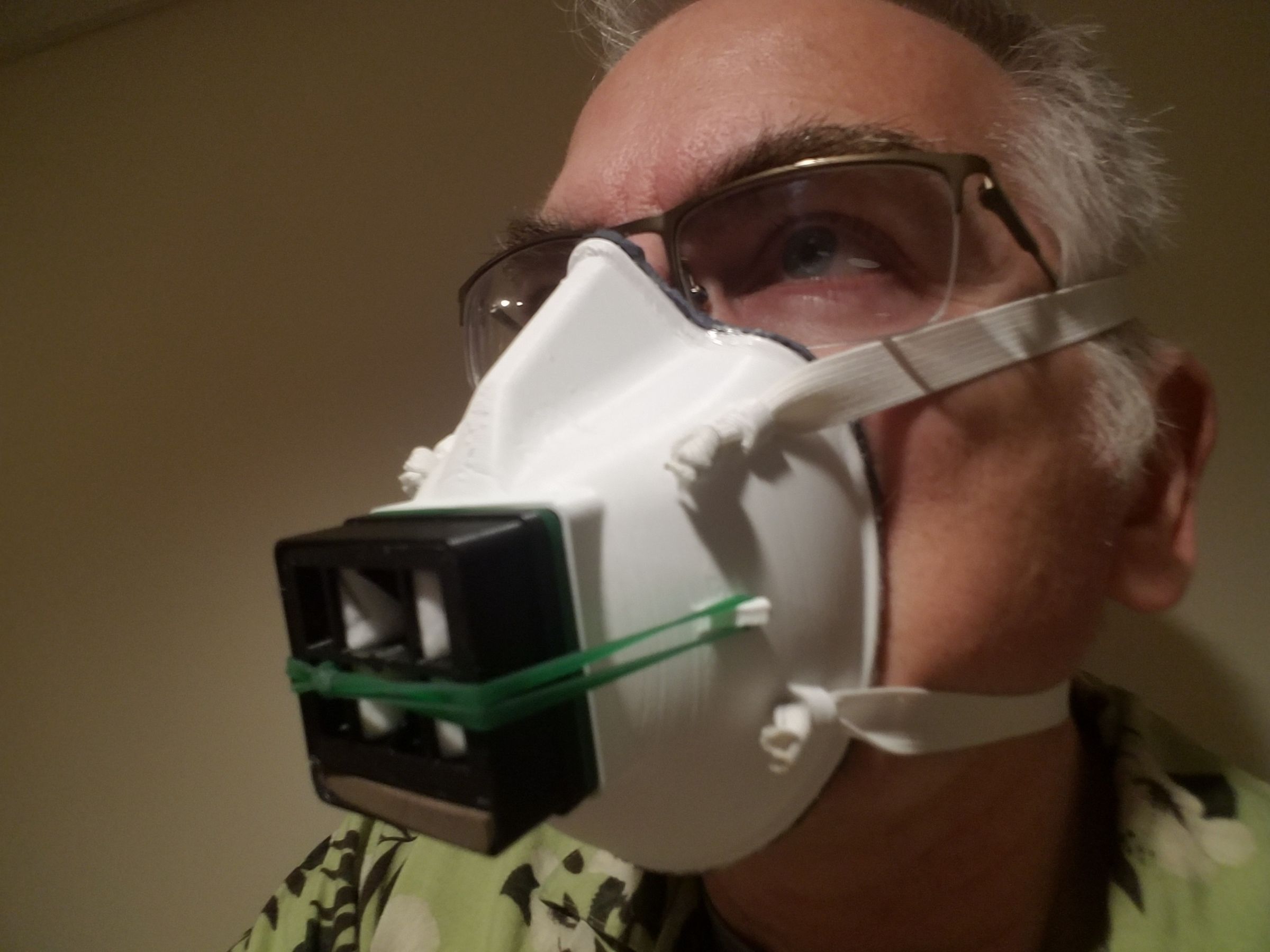 Make 4 N95 Filters From Each N95 Mask (3D Printed) : 6 Steps ...
