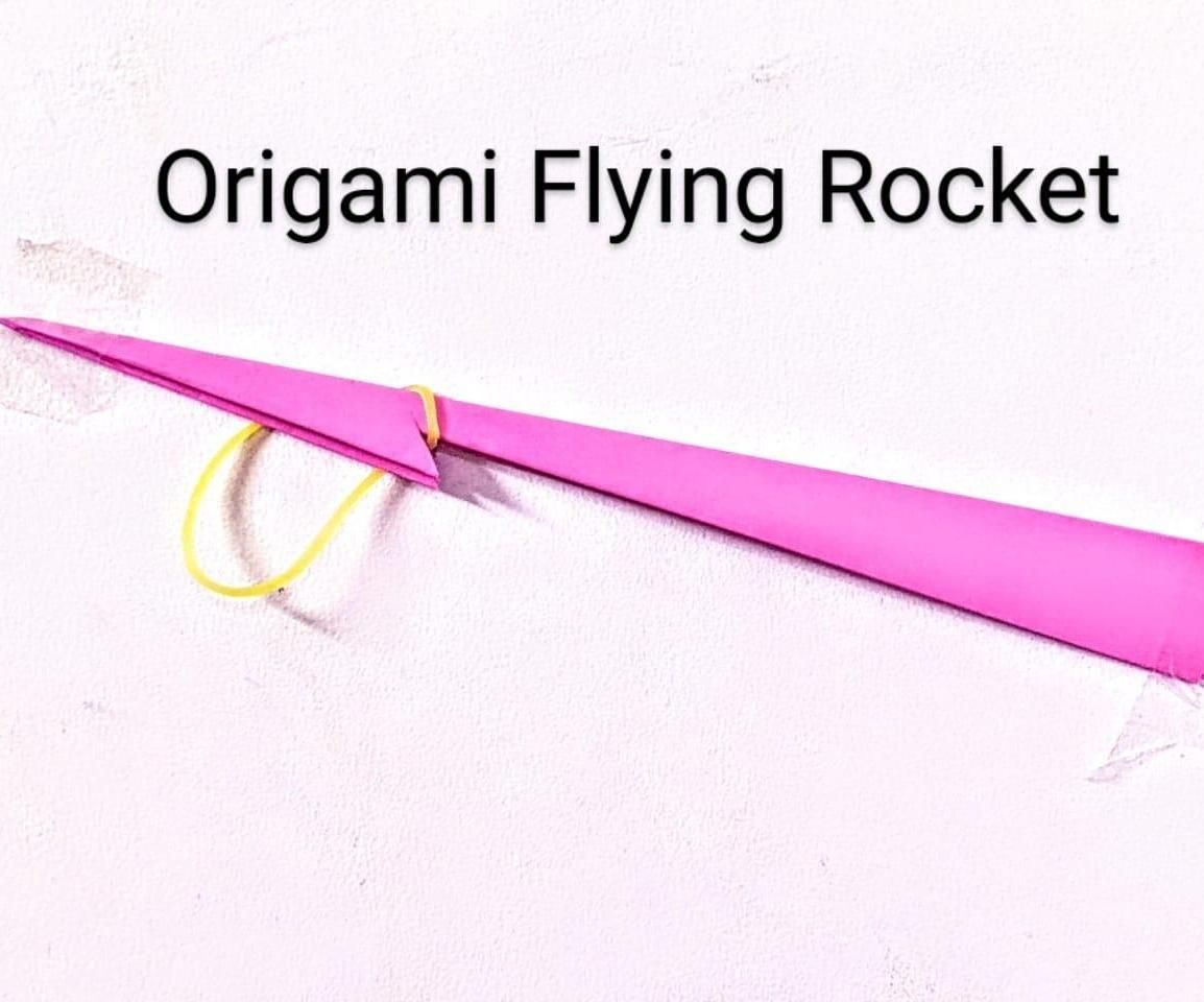 How to Make Flying Paper Rocket EASY ORIGAMI : 8 Steps - Instructables