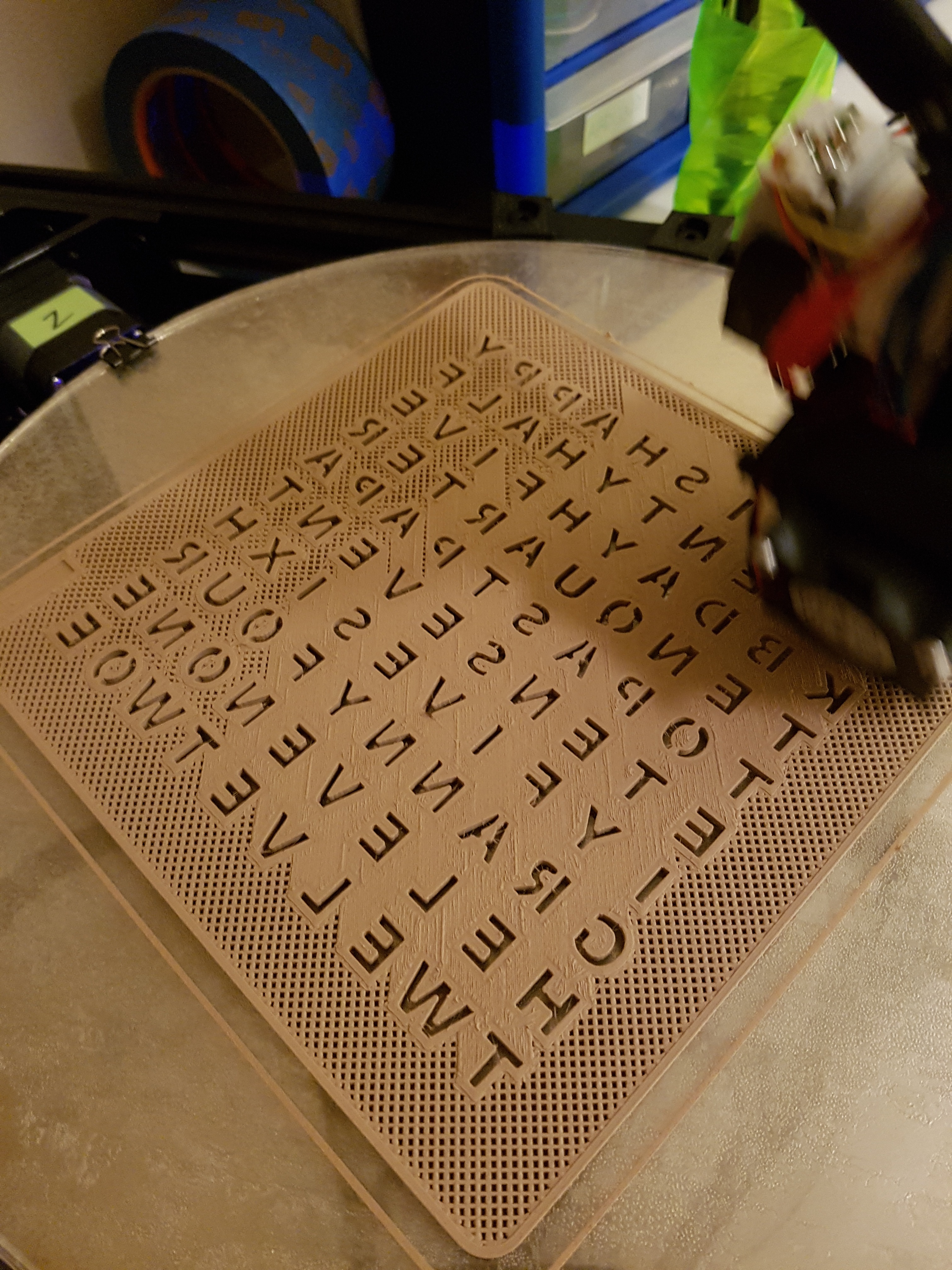 Design and 3D Print an RGB Word Clock : 13 Steps (with Pictures ...