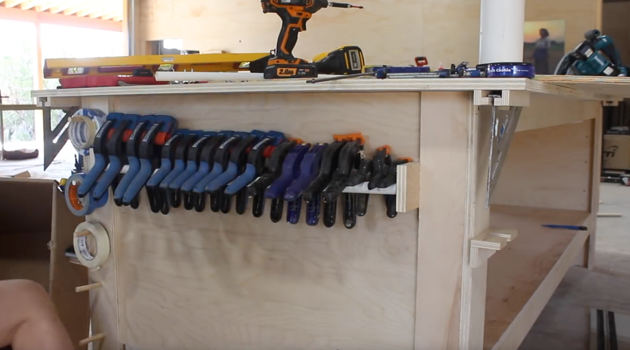 The Ultimate Plywood Workbench (plus Shop Storage Solutions) : 16 Steps ...