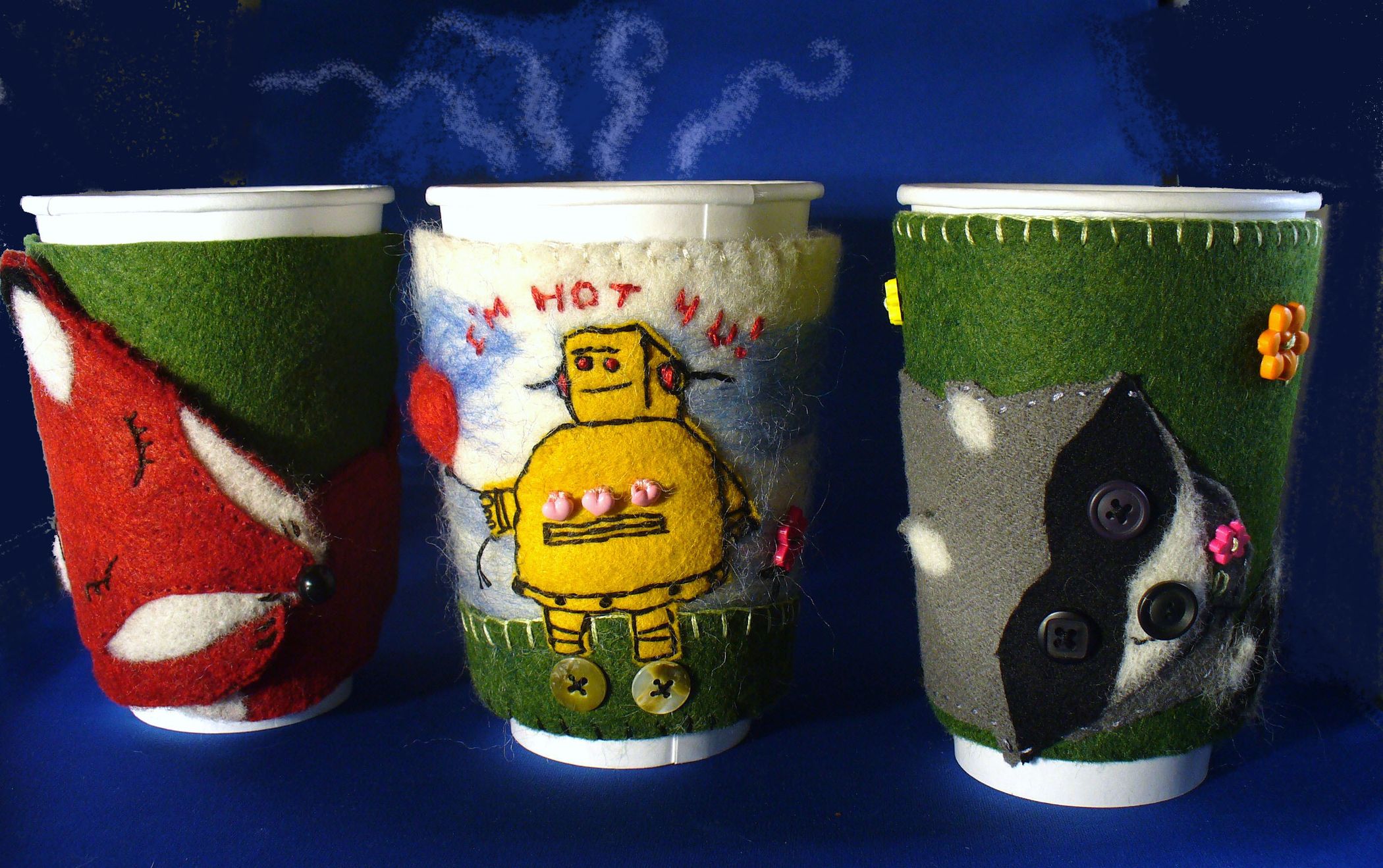 Cute Coffee Cup Cozies : 5 Steps (with Pictures) - Instructables