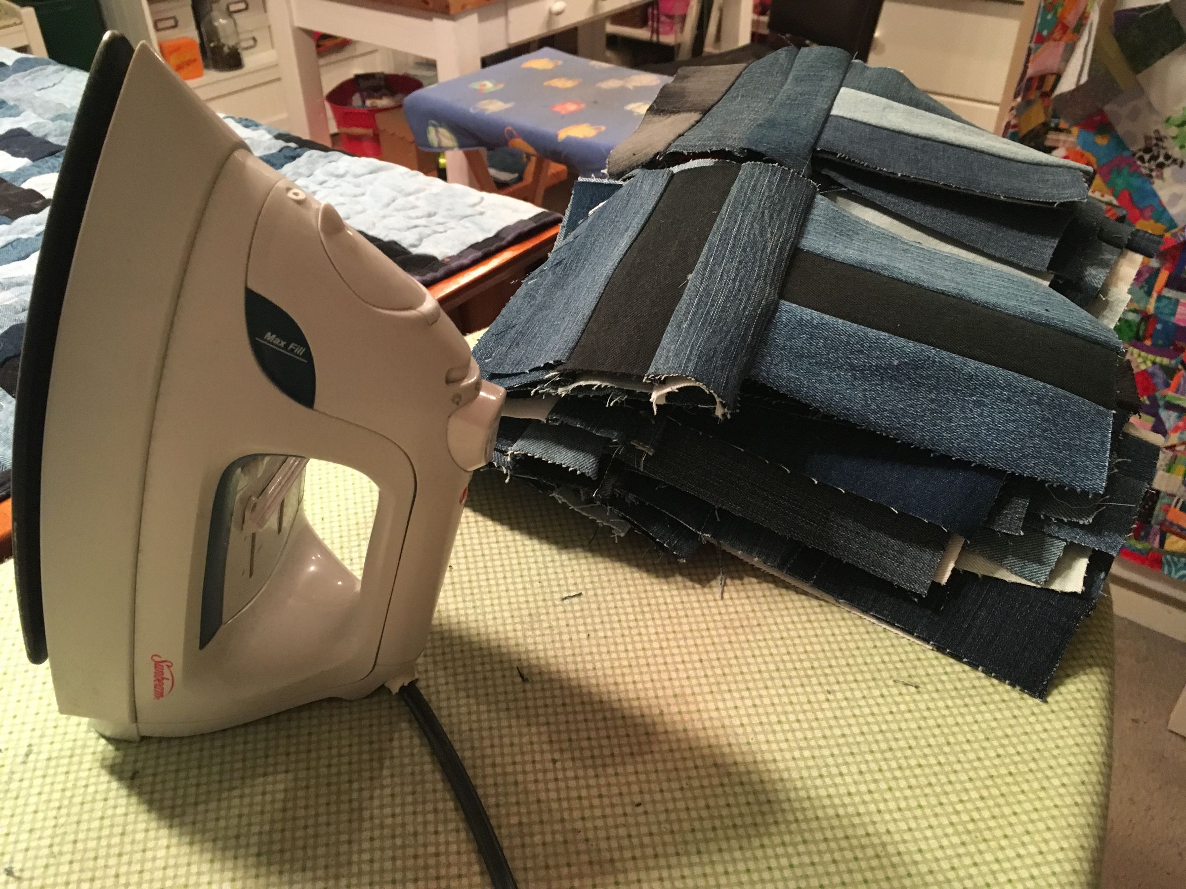 Denim Crazy Rails for Warmth : 8 Steps (with Pictures) - Instructables