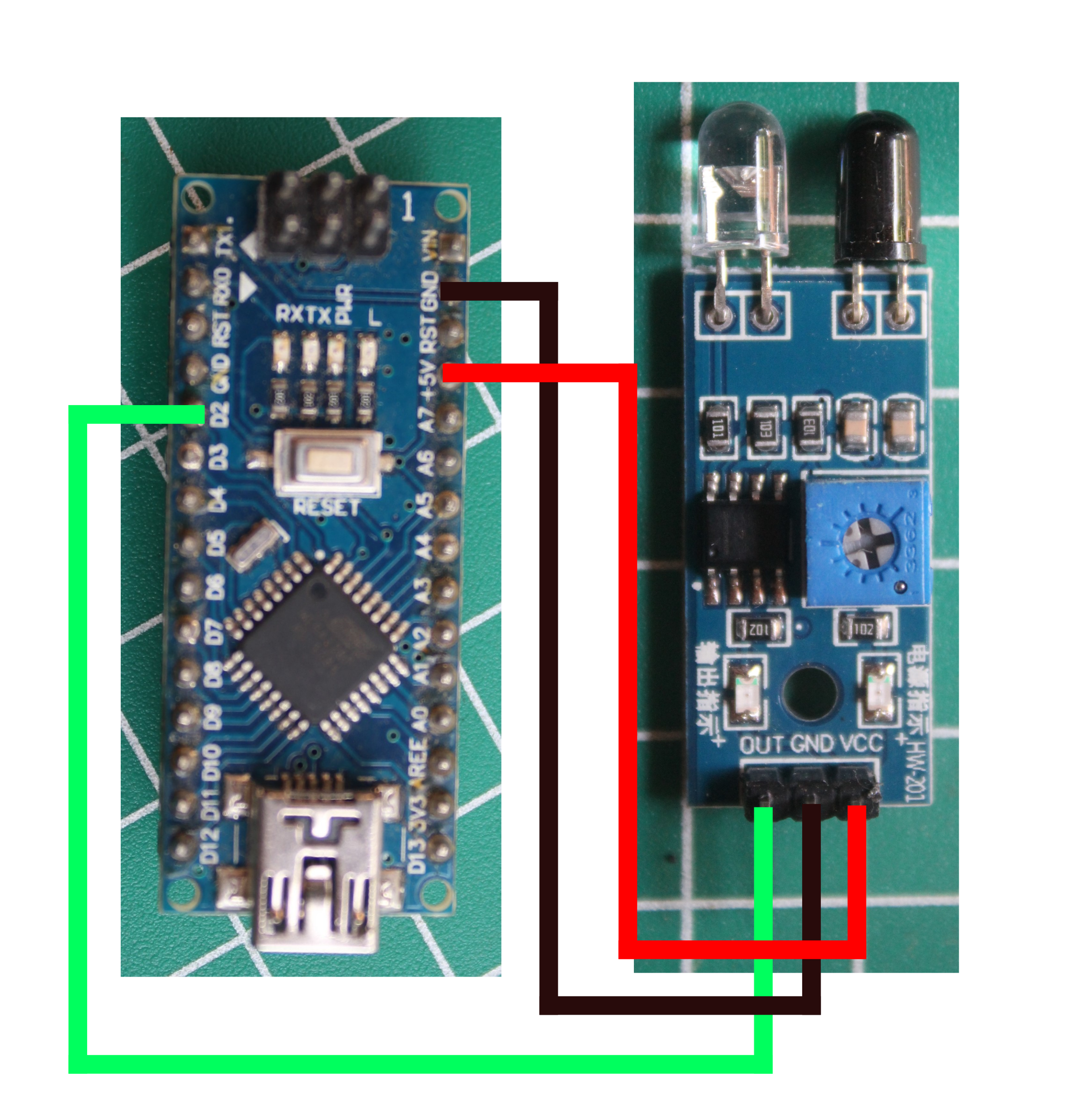 How to Use the IR Obstacle Avoidance Sensor on Arduino : 4 Steps ...