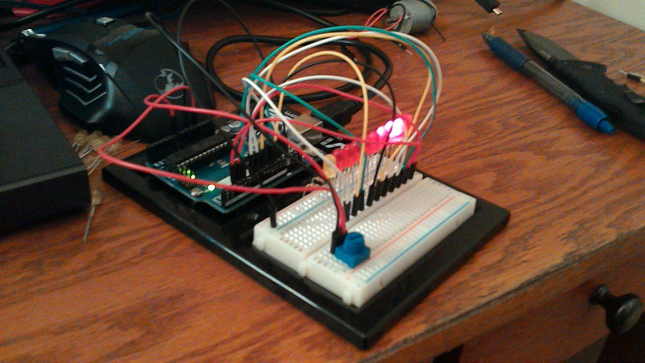 8-LED Larson Scanner With Arduino - Instructables