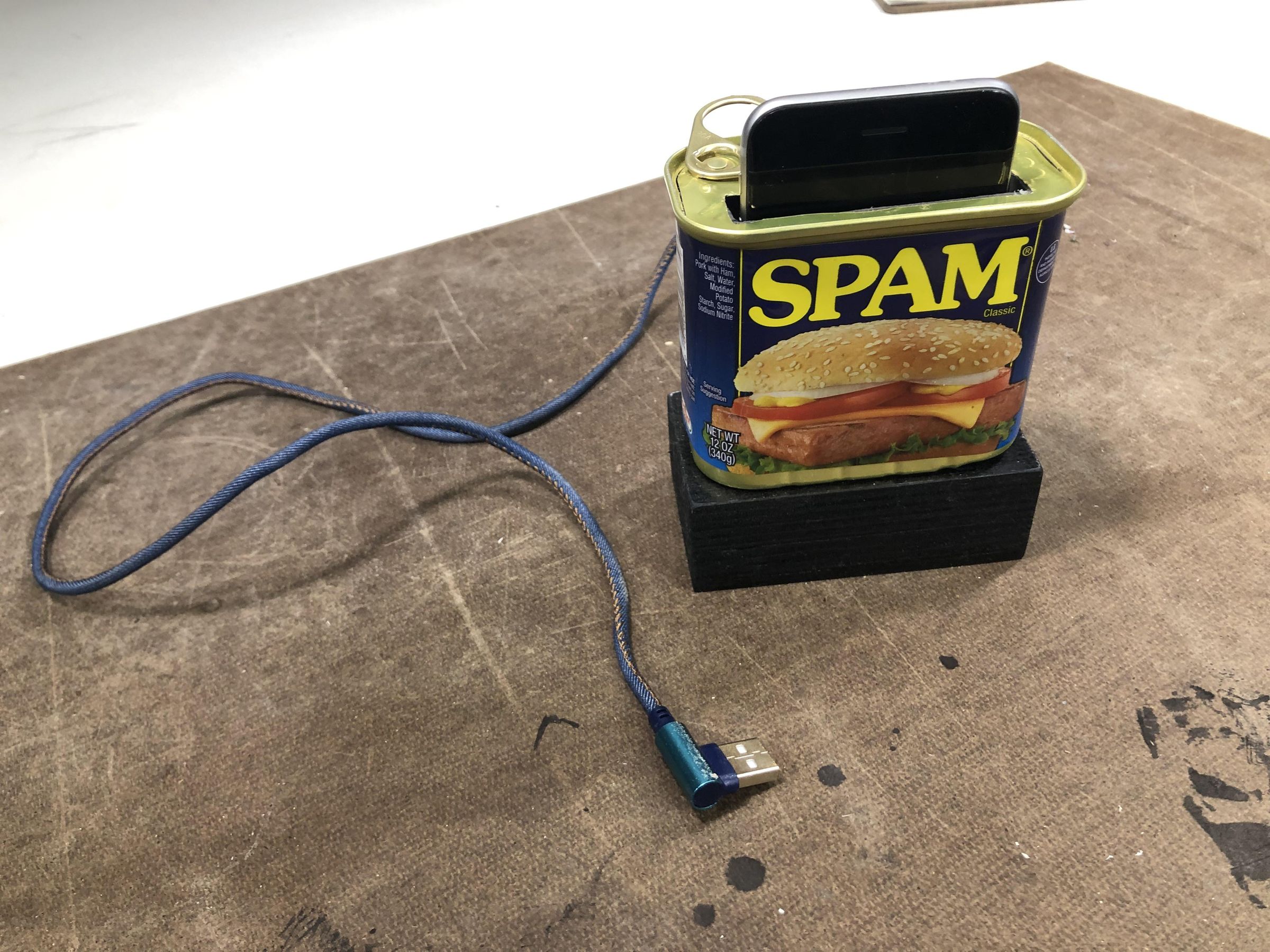 SPAM Phone Charger : 9 Steps (with Pictures) - Instructables