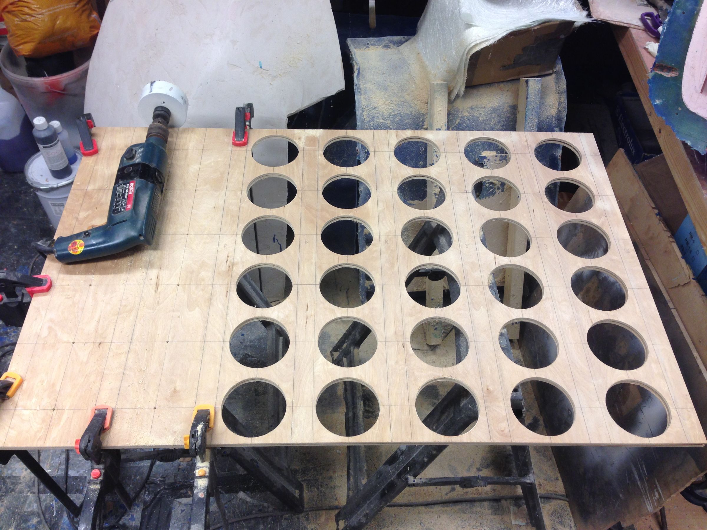 Giant Wooden Connect Four : 8 Steps (with Pictures) - Instructables