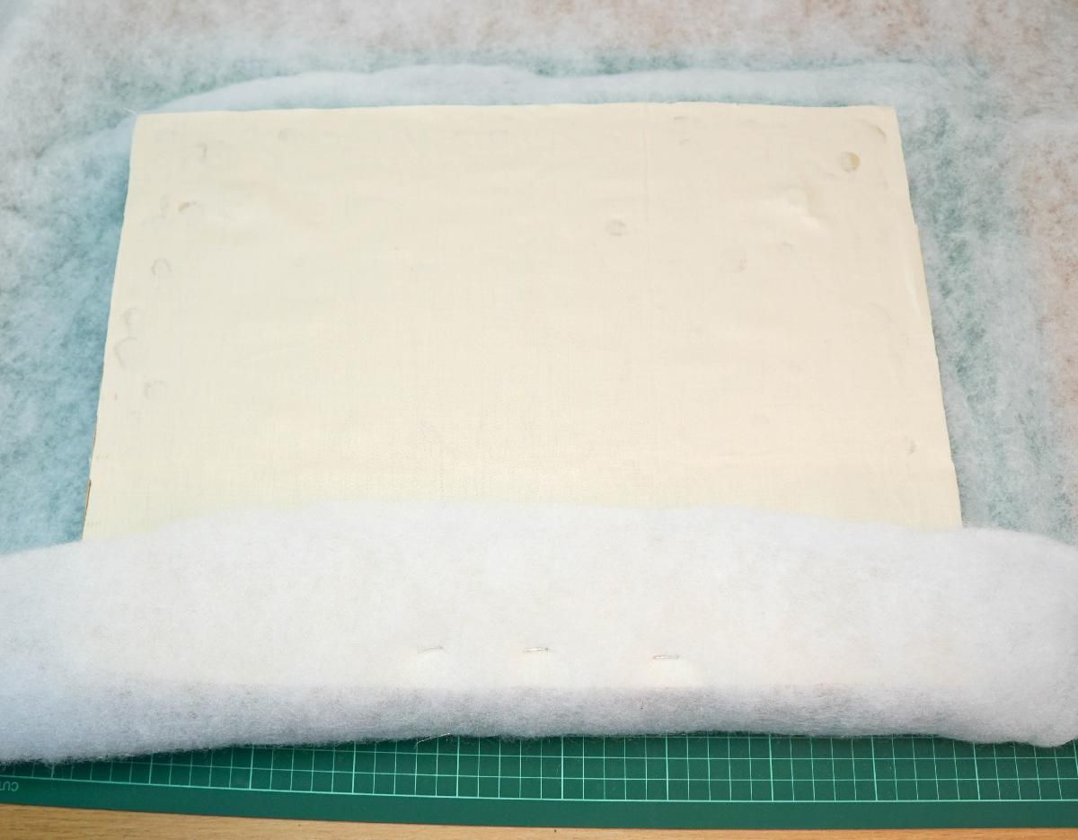 DIY Upholstered Footstool W/ an Embossed Velvet 'Strawberry' Design ...