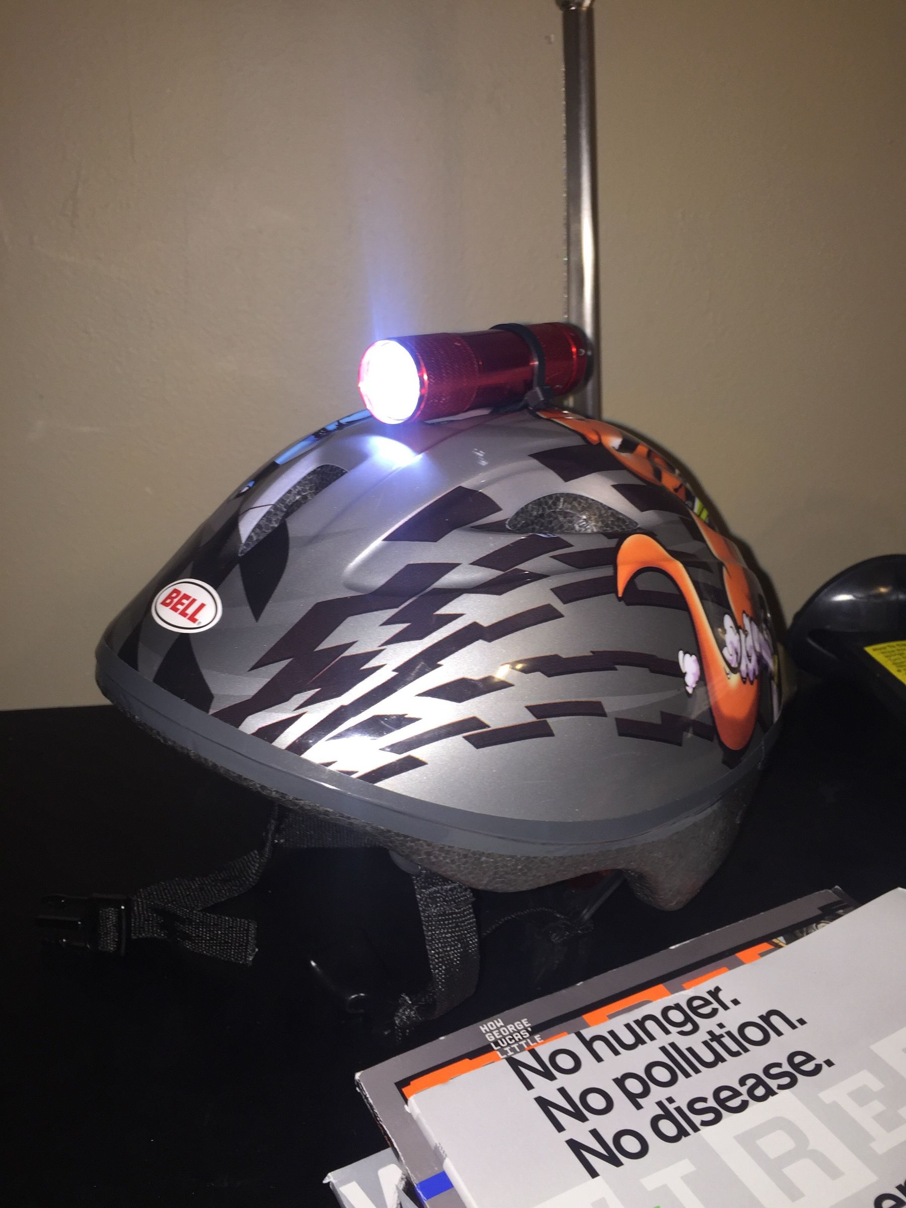 Bike Helmet Flashlight Mod : 3 Steps - Instructables