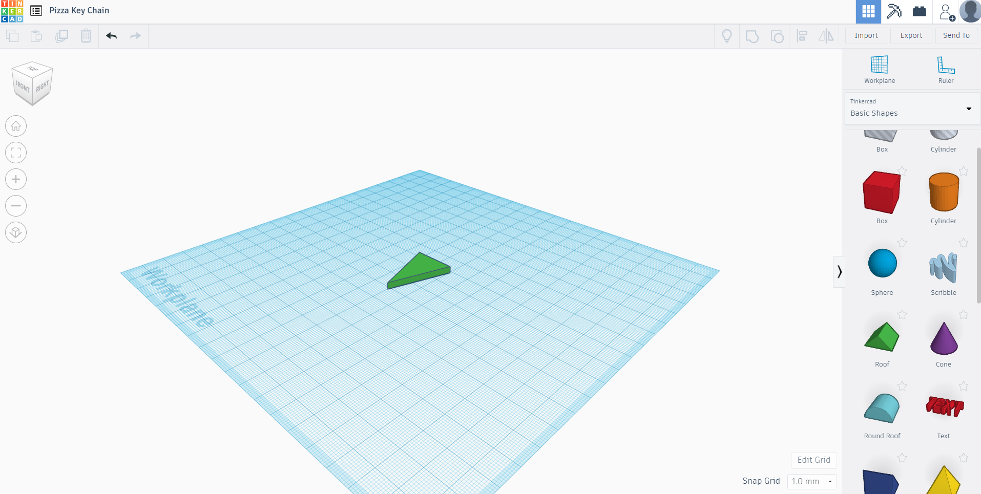 How to Design a Pizza Slice Key Chain With Tinkercad in 7 Easy Steps ...