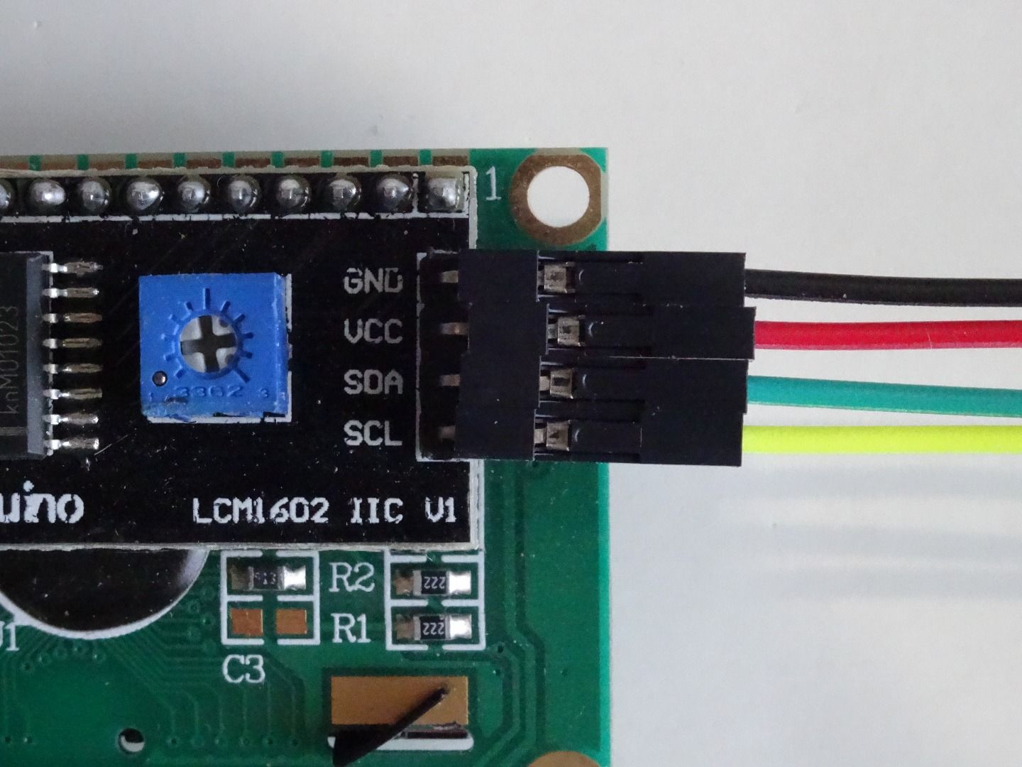 Arduino Nano: DHT11 Temperature and Humidity I2C 2 X 16 LCD Display ...