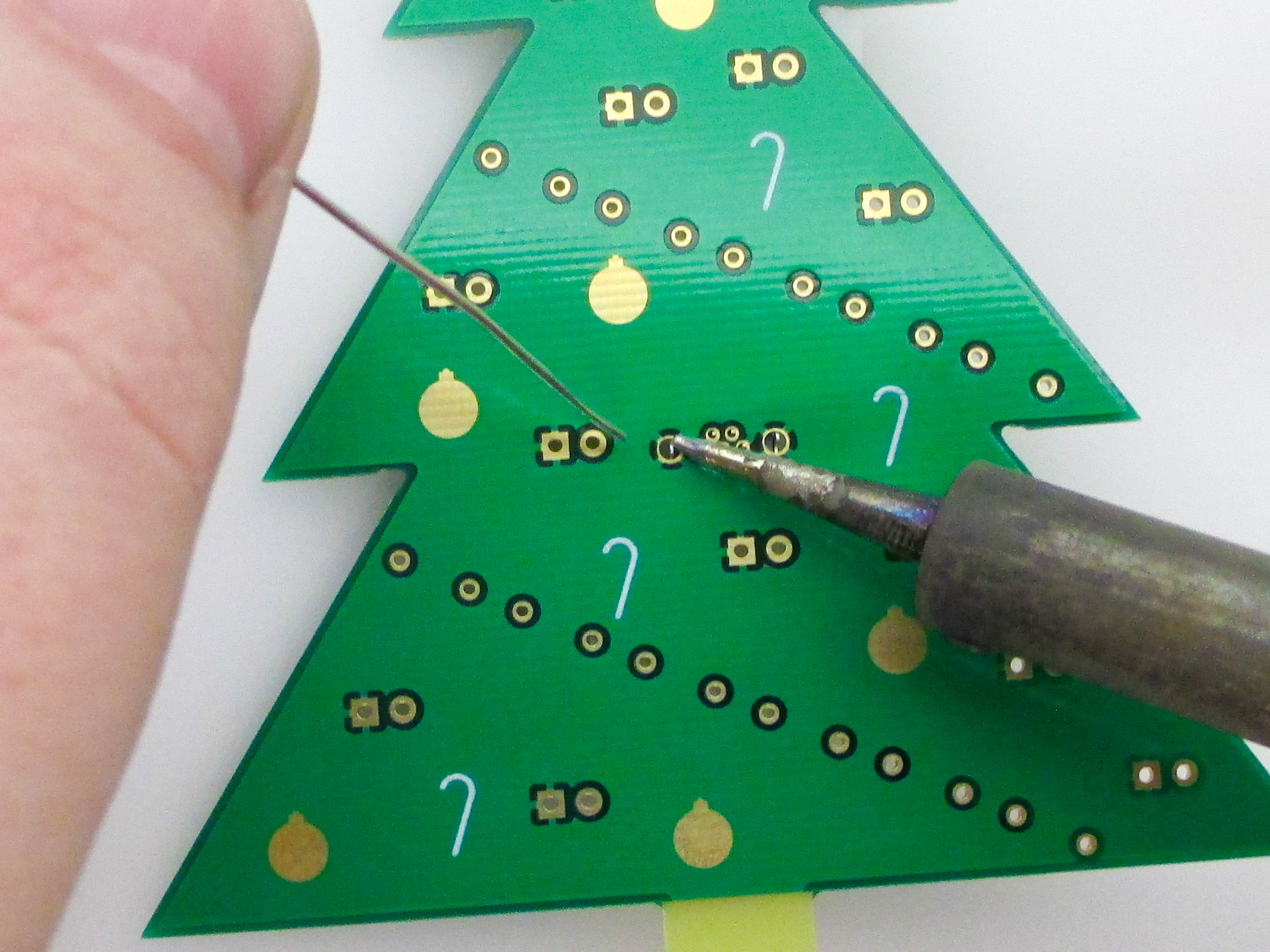 LED Circuit Board Christmas Tree Ornament : 15 Steps (with Pictures ...